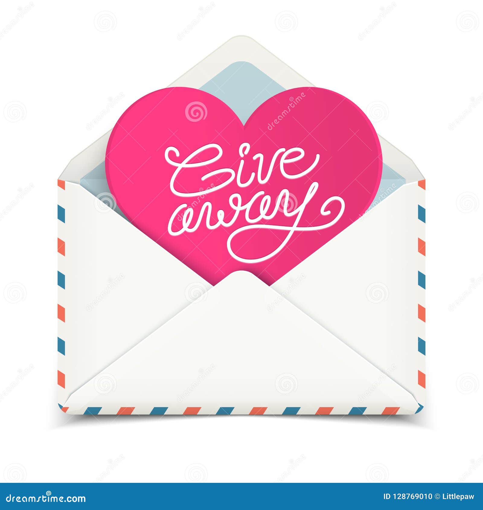 Giveaway Advertisement Banner Design, Calligraphic Text Message Stock ...