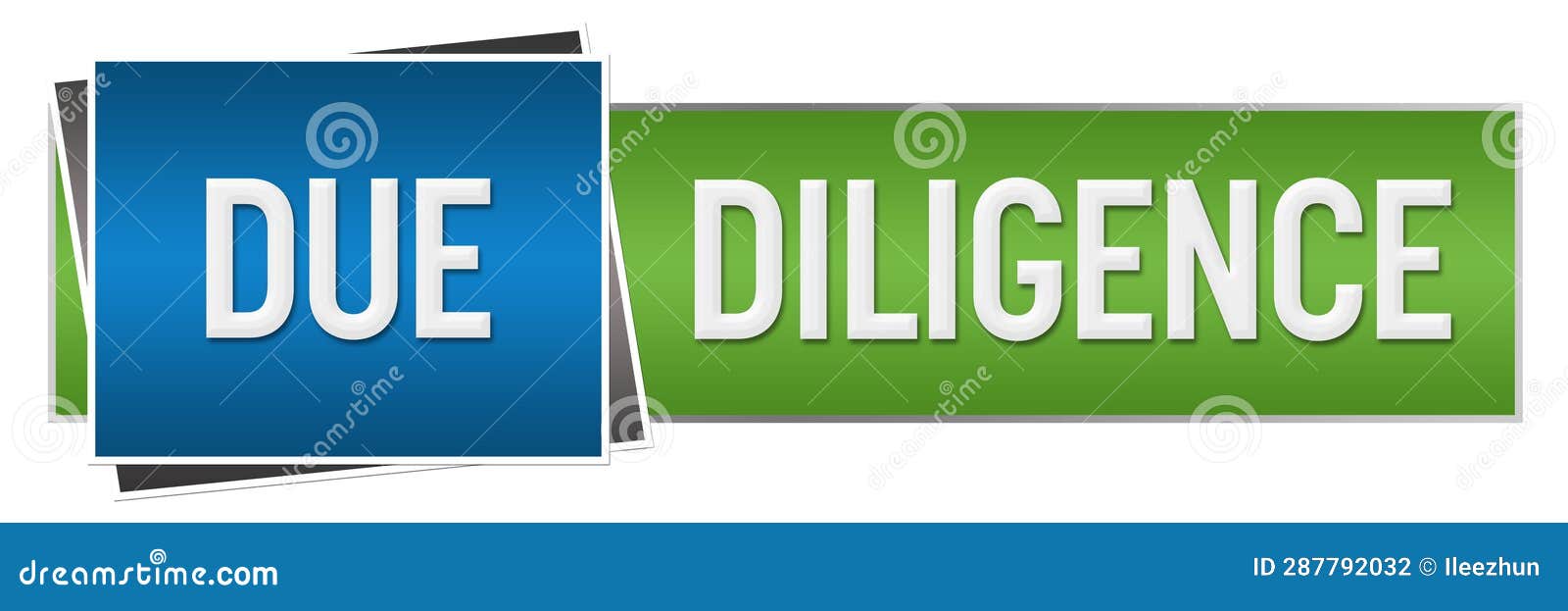 Due Diligence Green Blue Stripes Symbols Royalty-Free Stock Photo ...