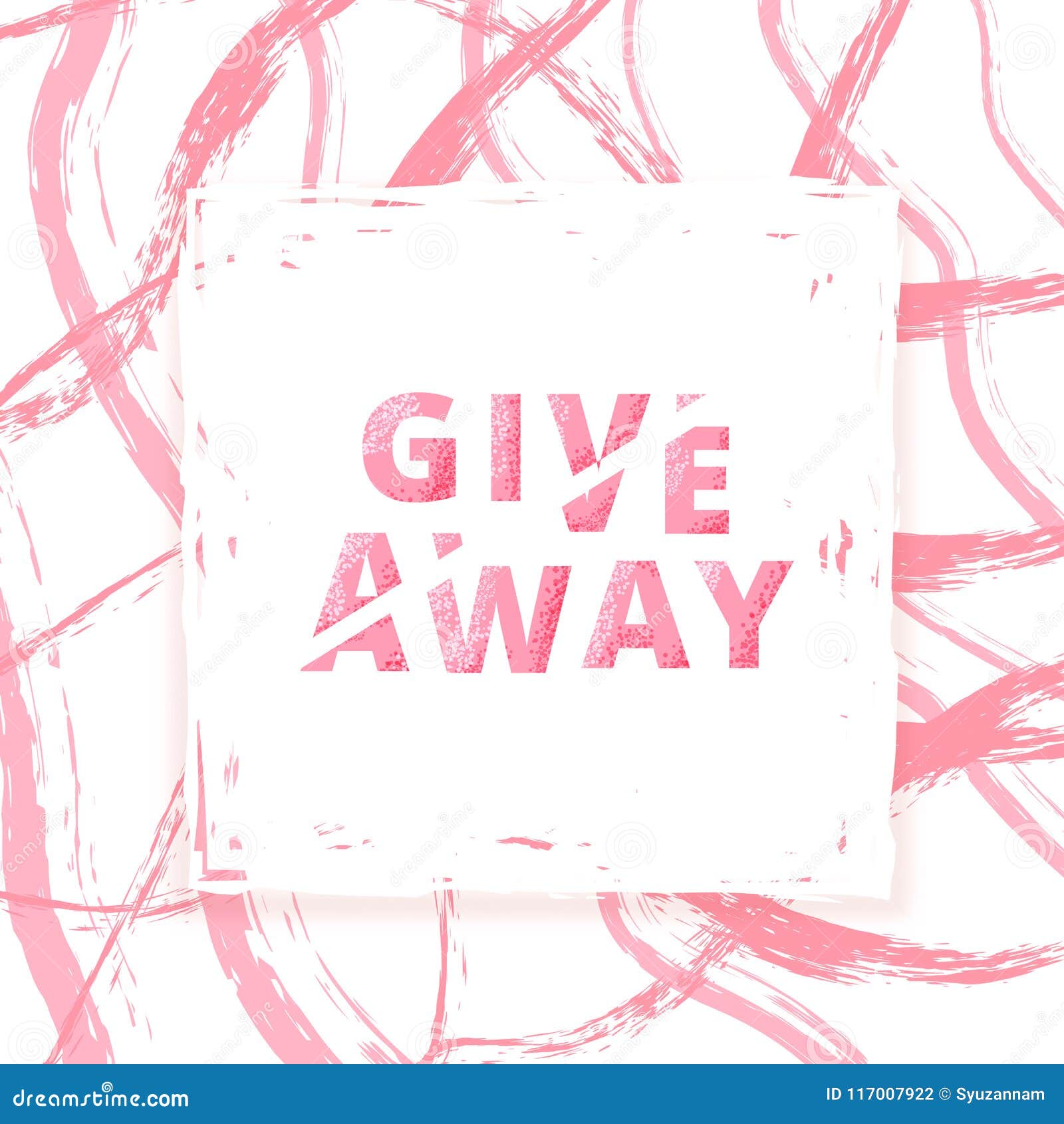 Giveaway Card. Vector Illustration. Stock Vector - Illustration of ...