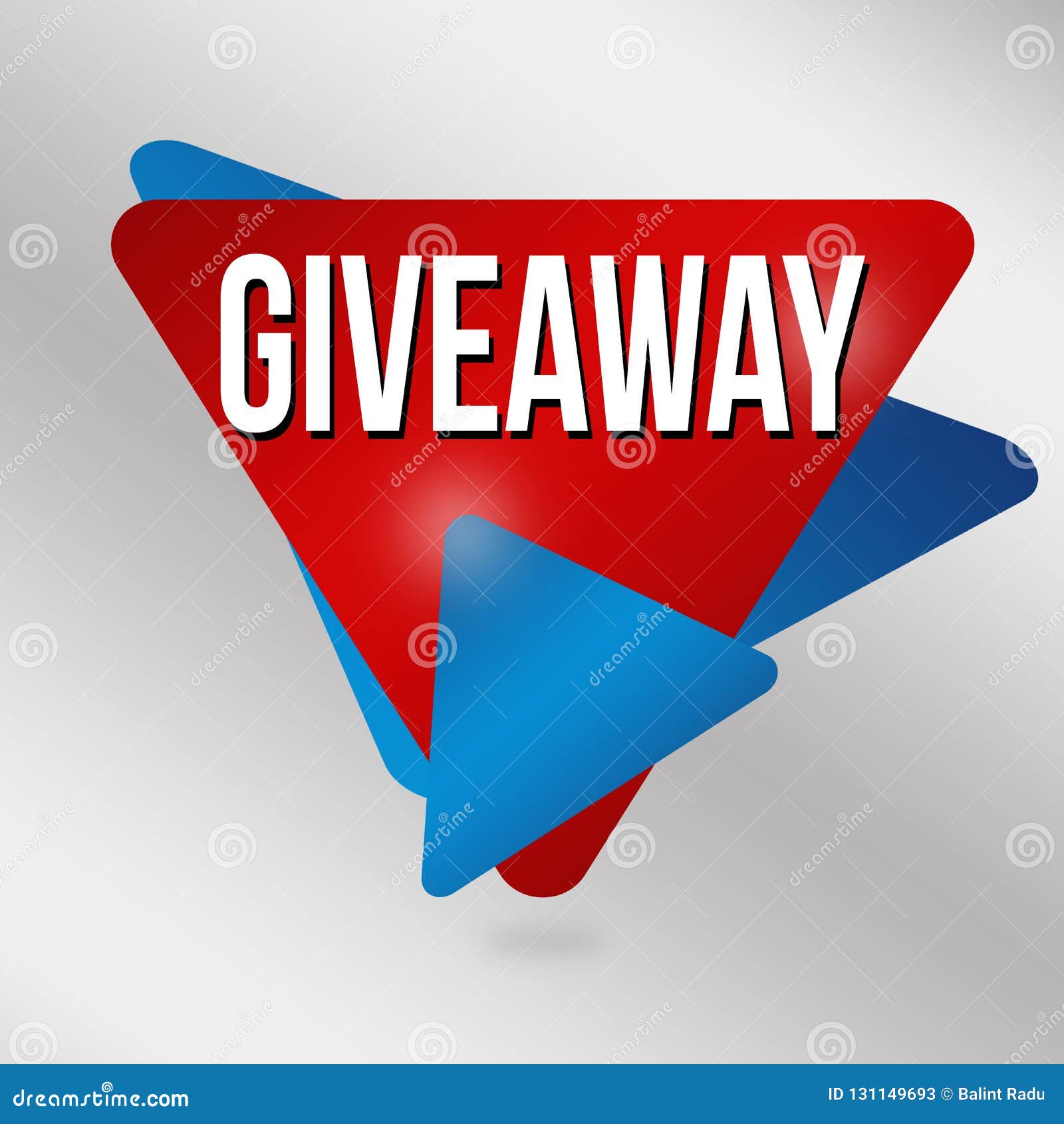 Giveaway label or sticker stock vector. Illustration of marketing ...