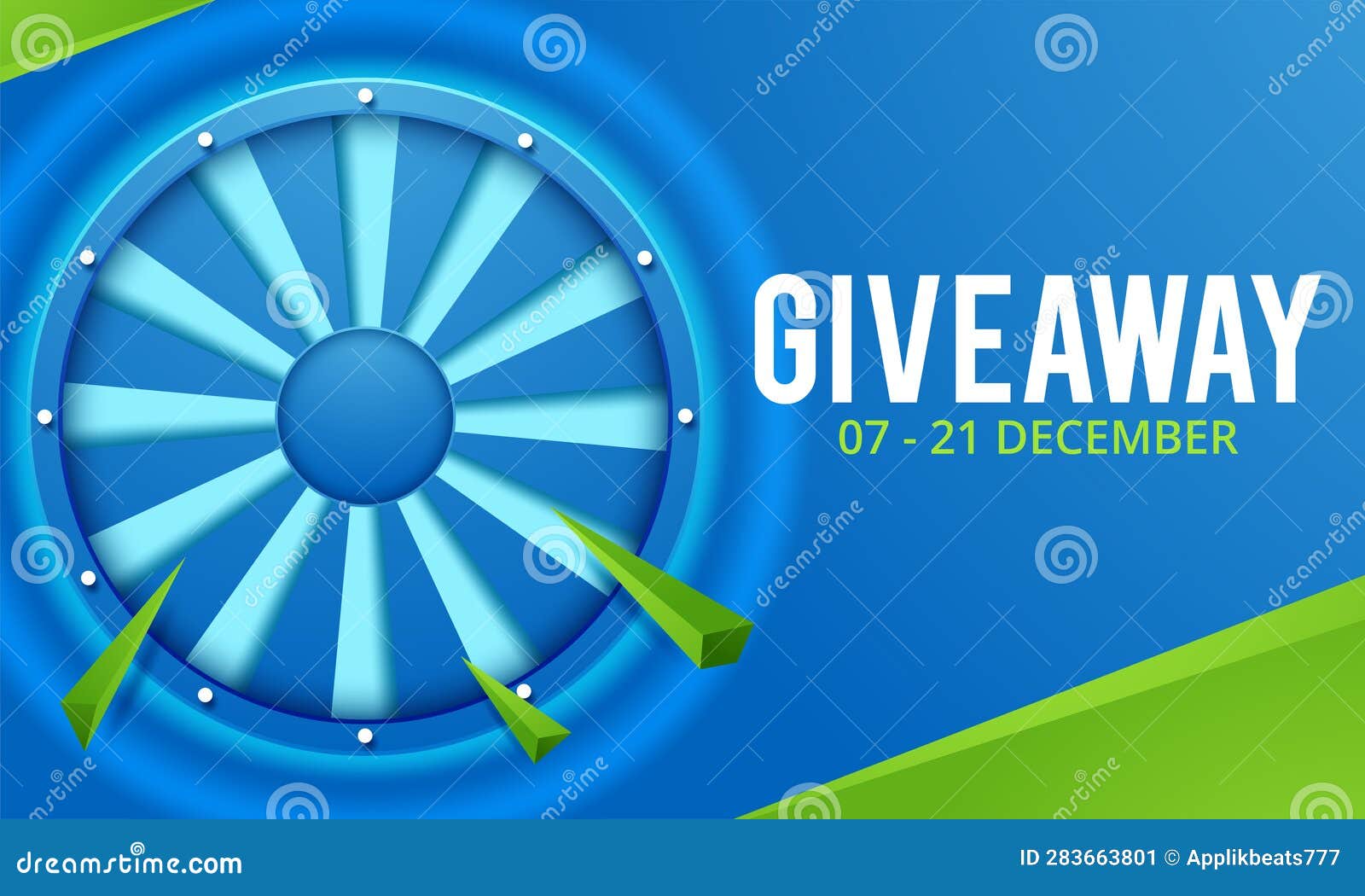 Giveaway Poster Template Design for Social Media Post Stock ...