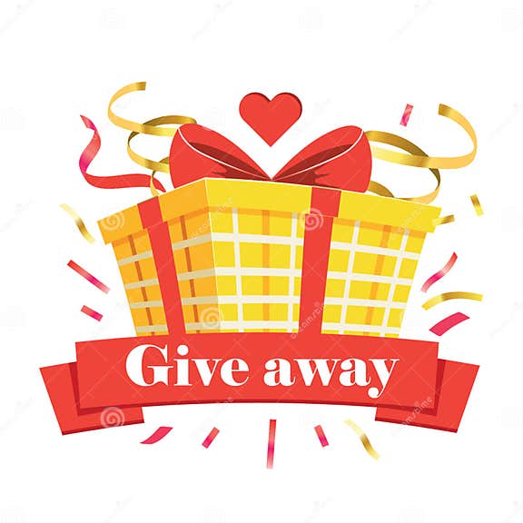Giveaway Prize in Colorful Box with Ribbons. Special Offer Giveaway ... Giveaway Prize in Colorful Box with Ribbons. Special Offer Giveaway ...