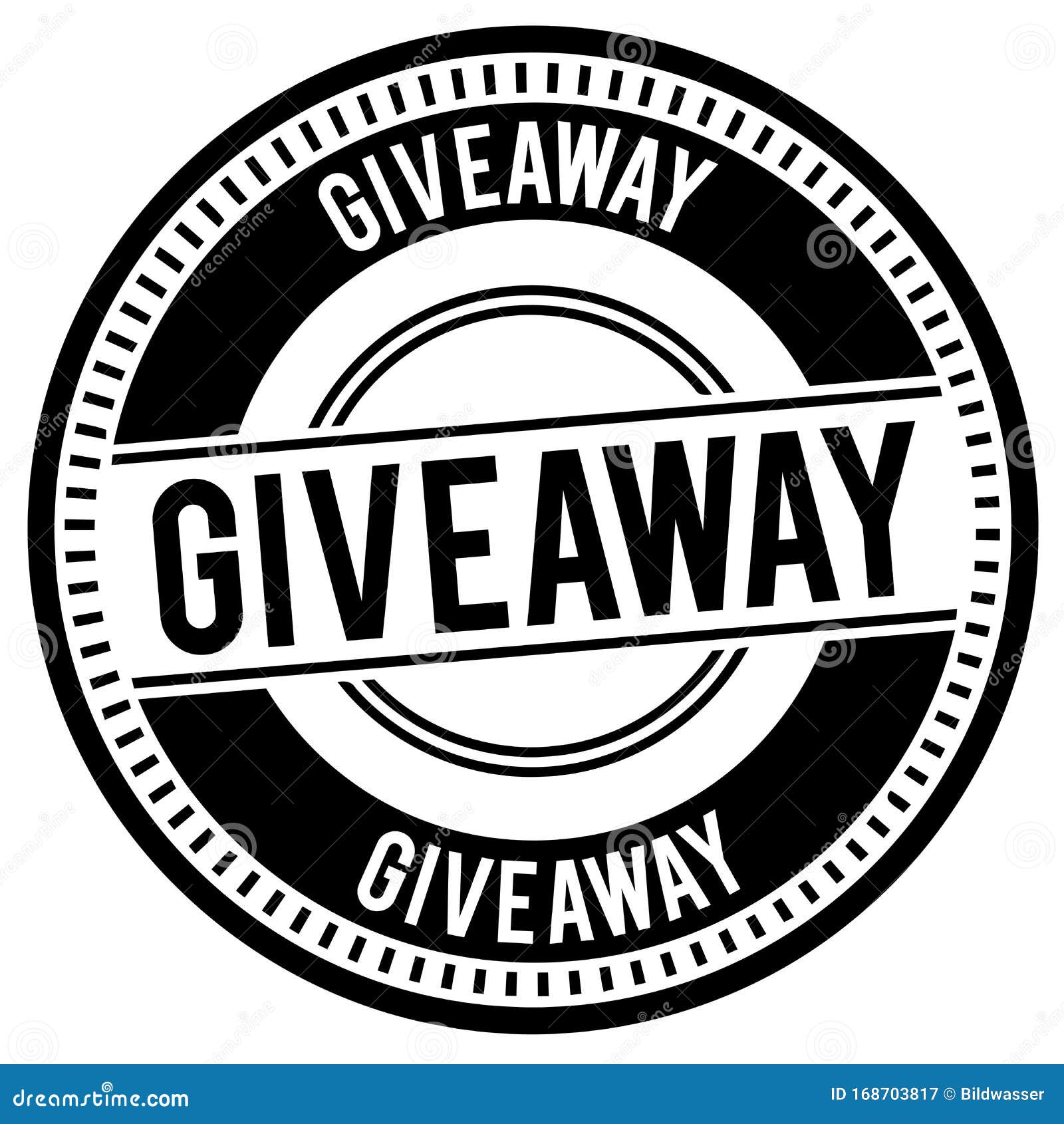 Giveaway Stamps Colorful Badges Emblem Textured Mark Sign Symbol Gift ...