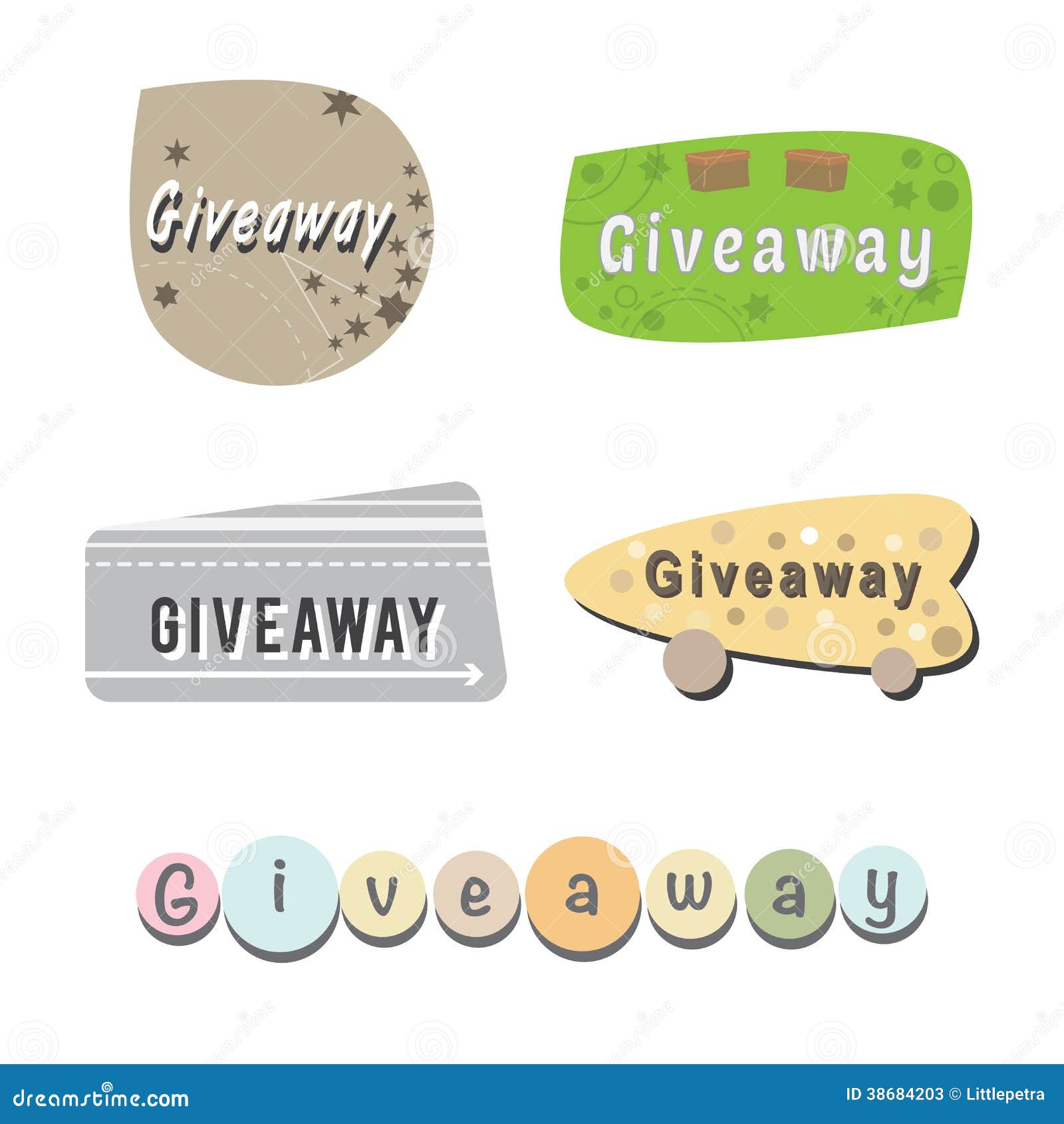 Giveaway stock illustration. Illustration of cardboard - 38684203