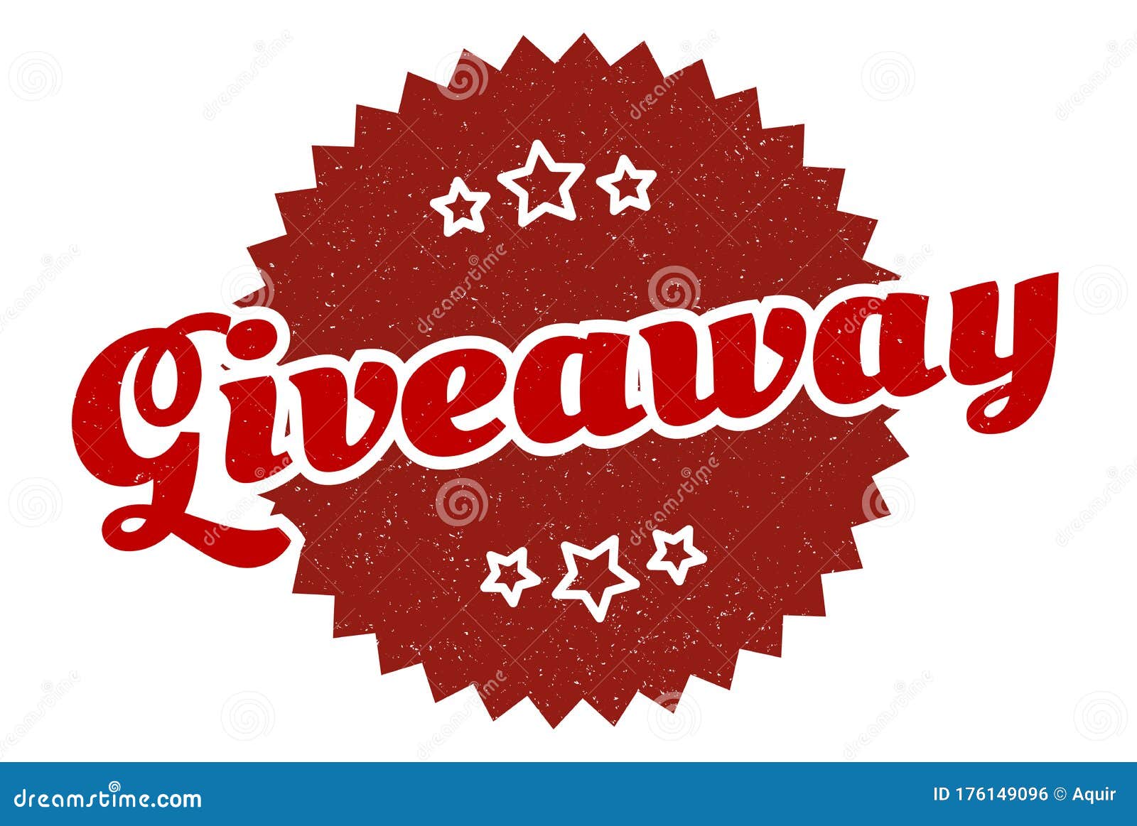 Giveaway Sign. Giveaway Vintage Retro Label Stock Vector - Illustration ...