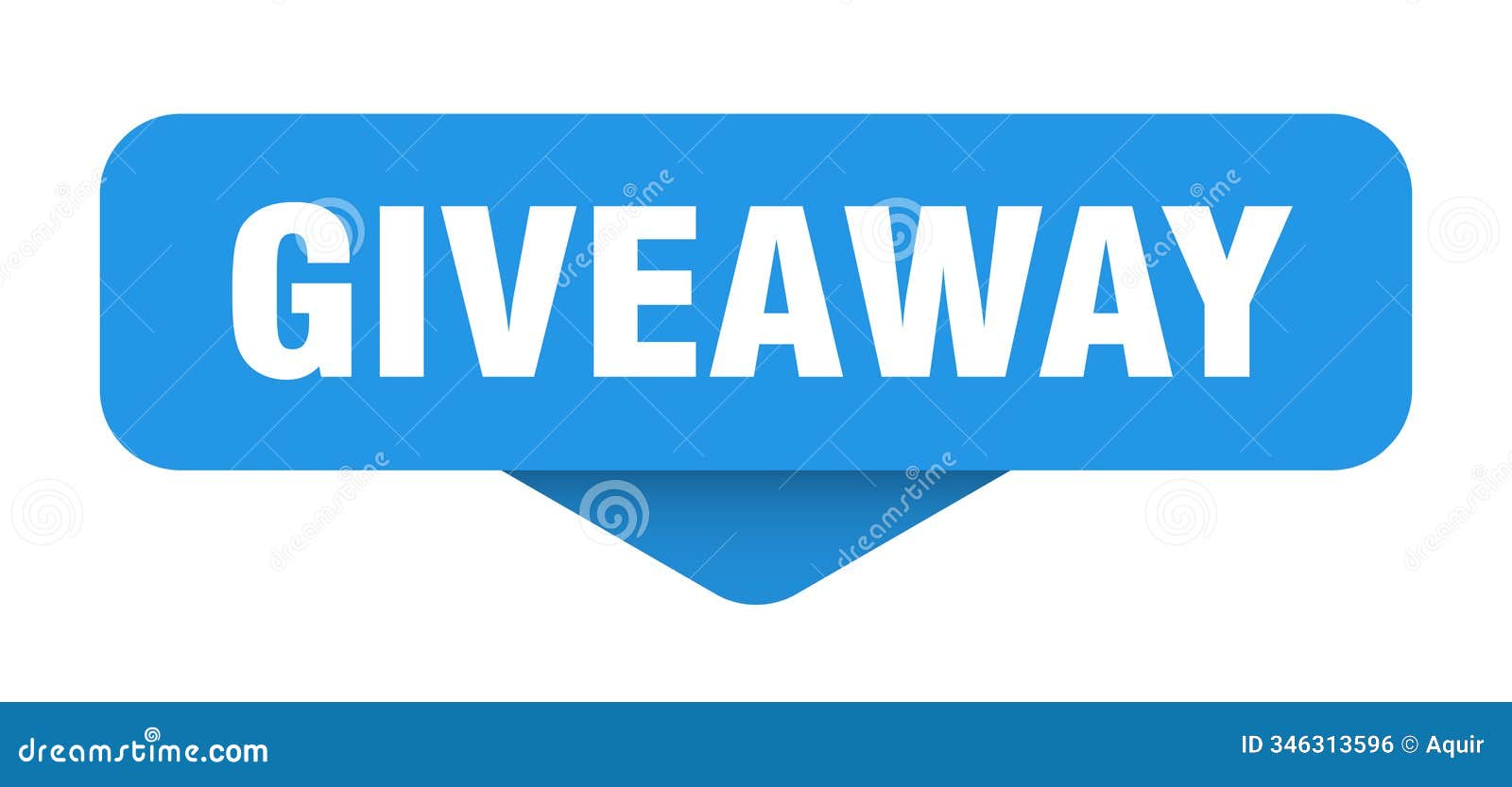 Giveaway Sticker. Giveaway Sign on Transparent Background Stock Vector ...
