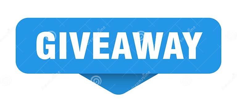 Giveaway Sticker. Giveaway Sign on Transparent Background Stock Vector ...