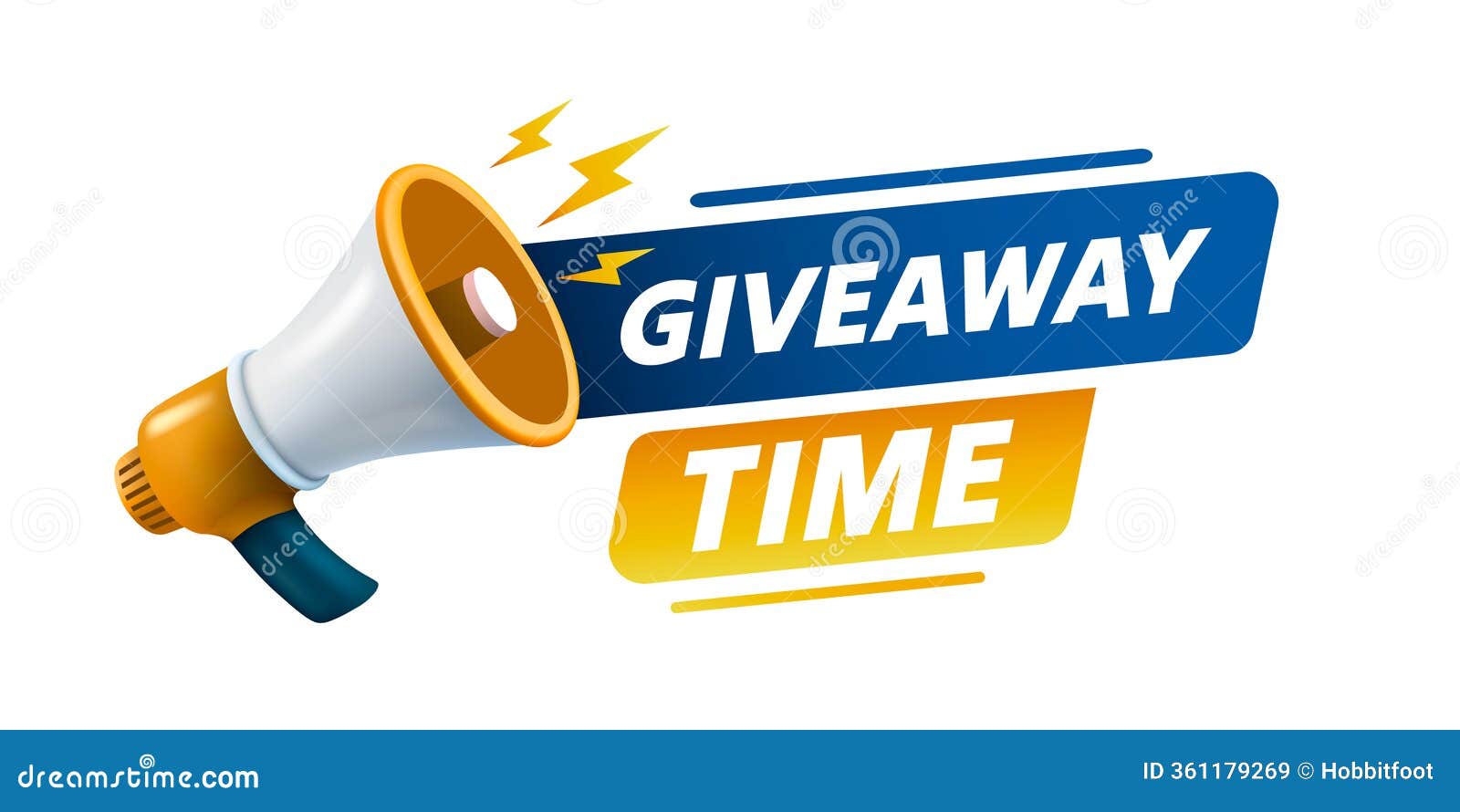 Giveaway Time Text For Social Media Contest. Brush Calligraphy At Pop ...