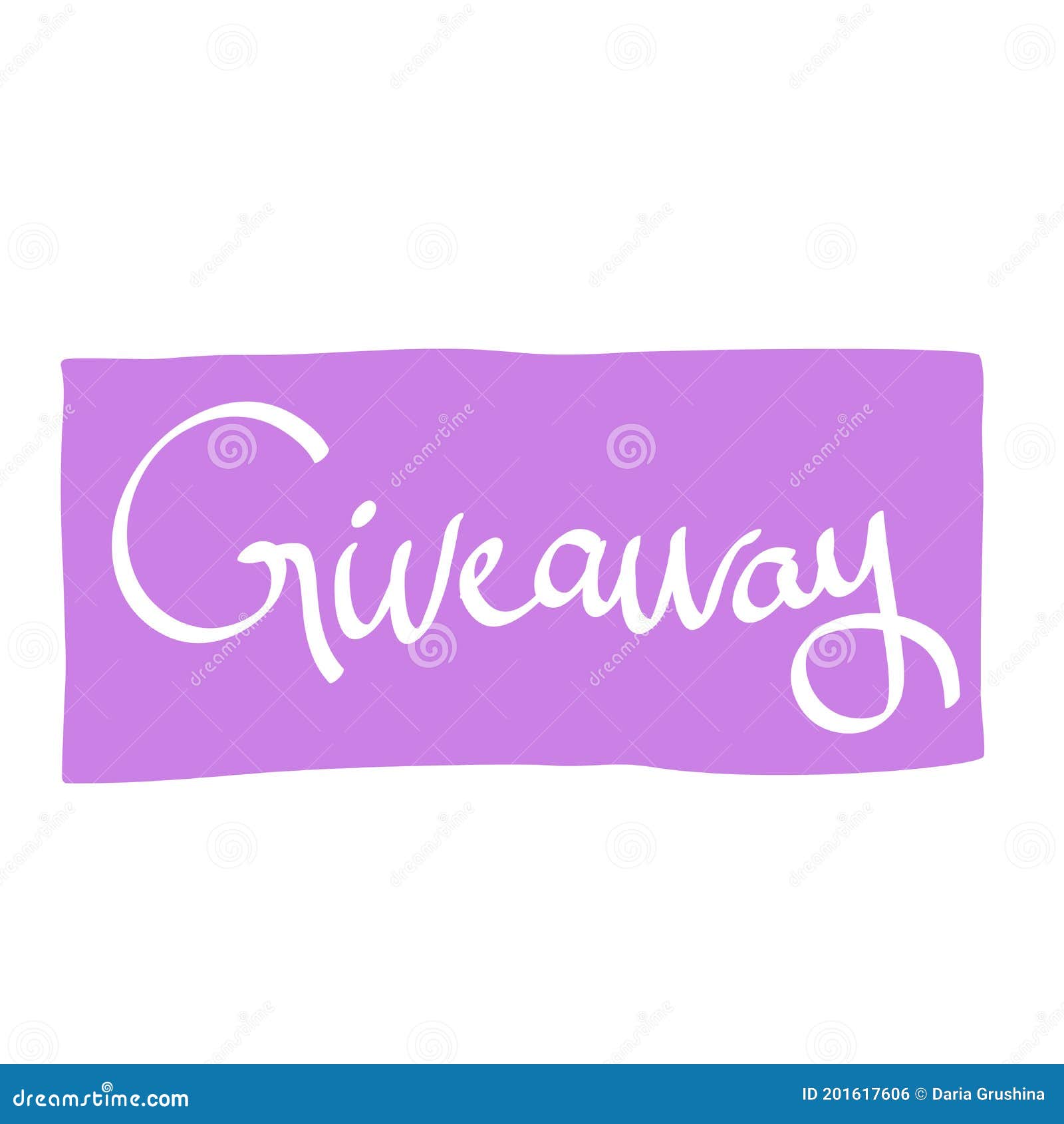 Giveaway. Vector Design Illustration. Video Logo Sticker. Banner ...