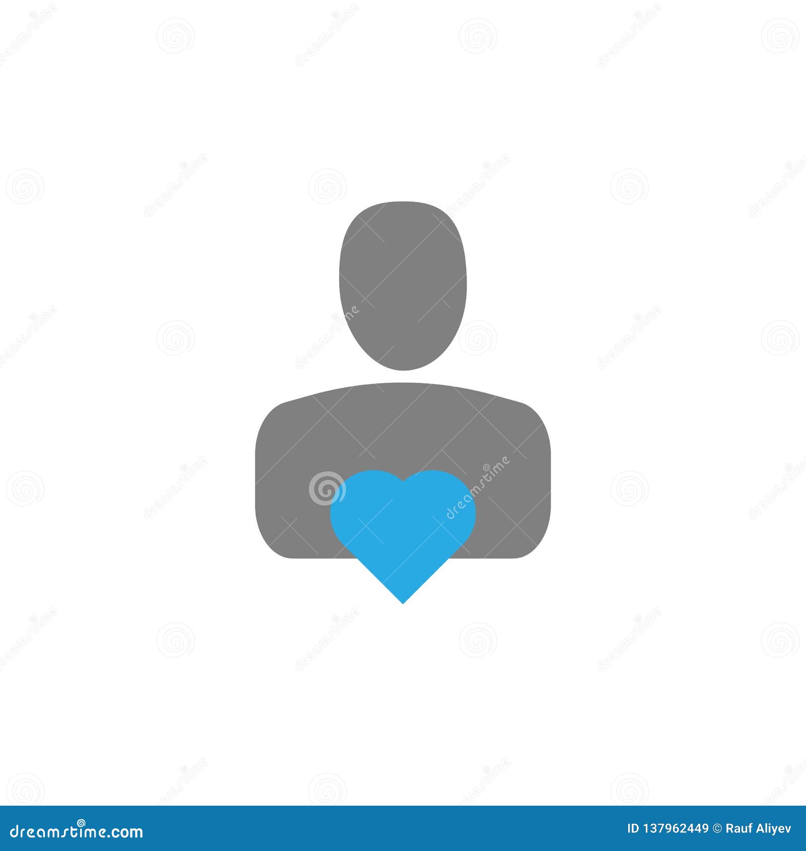 Giver and Heart Icon. Element of User Interface Icon for Mobile Concept ...