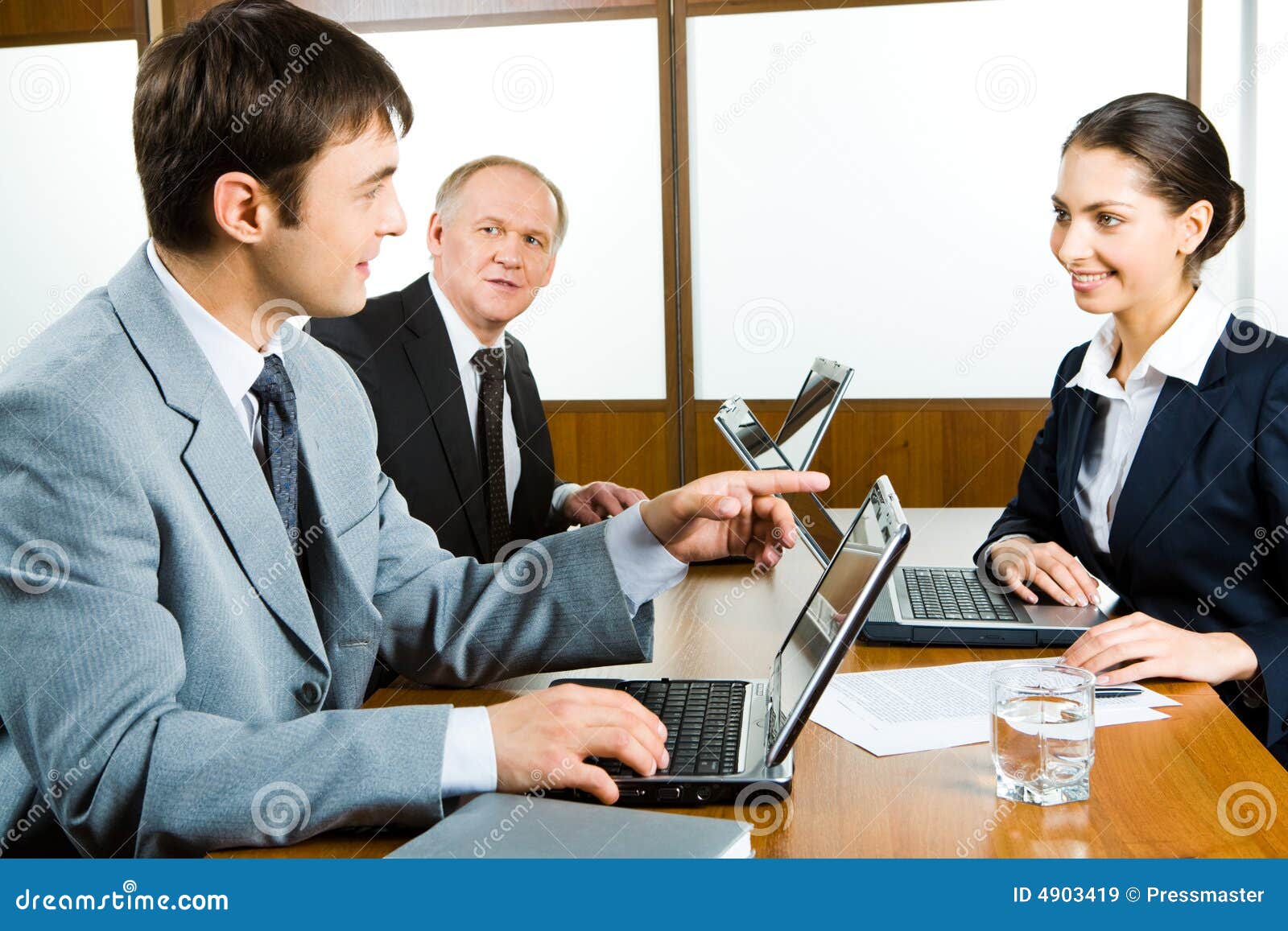 Giving advice stock image. Image of business, confident - 4903419