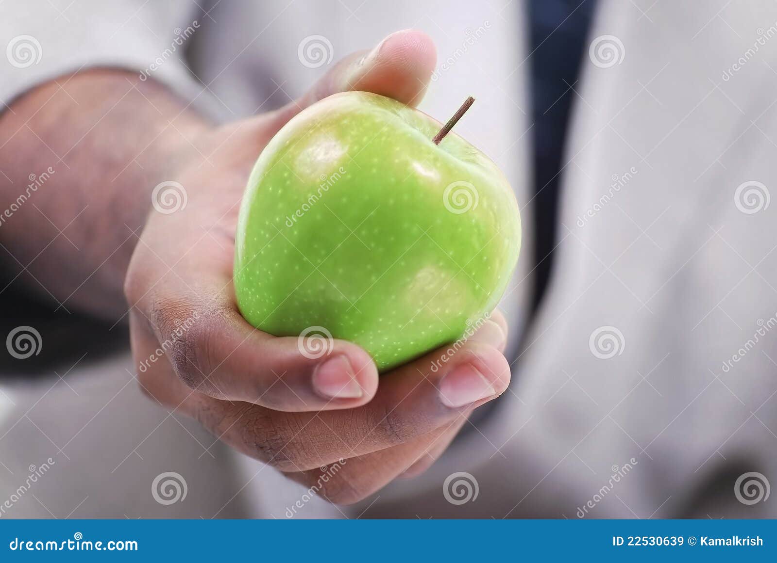 Giving apple stock image. Image of green, apple, give - 22530639
