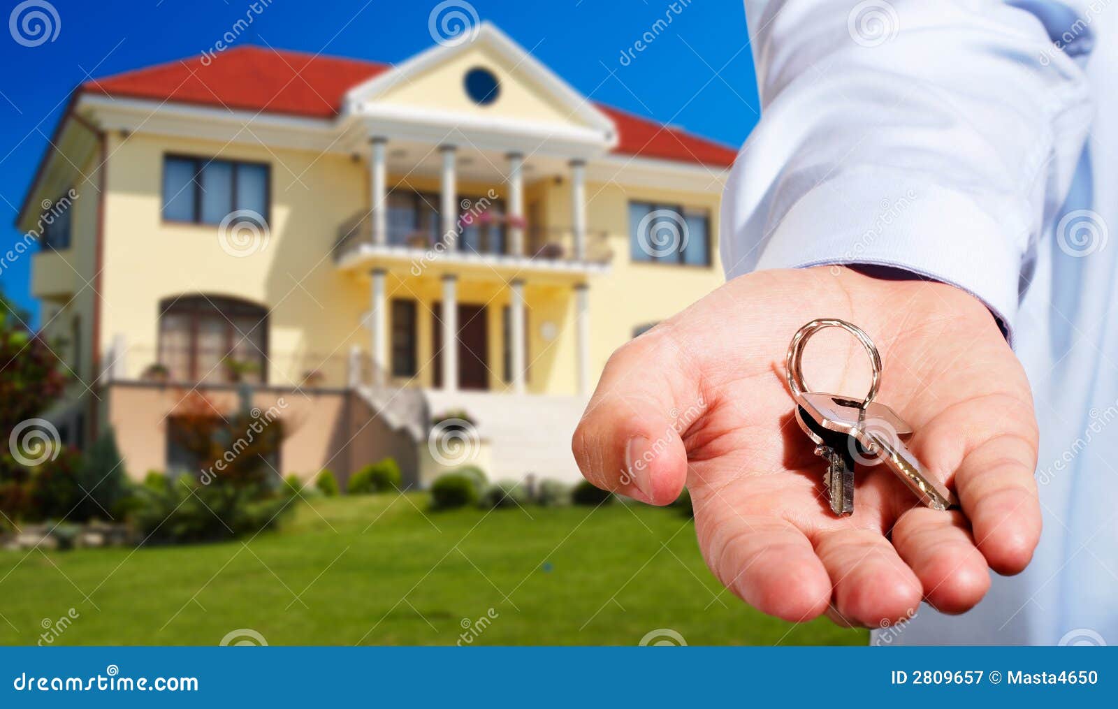 Giving away the keys stock image. Image of passing, adult - 2809657