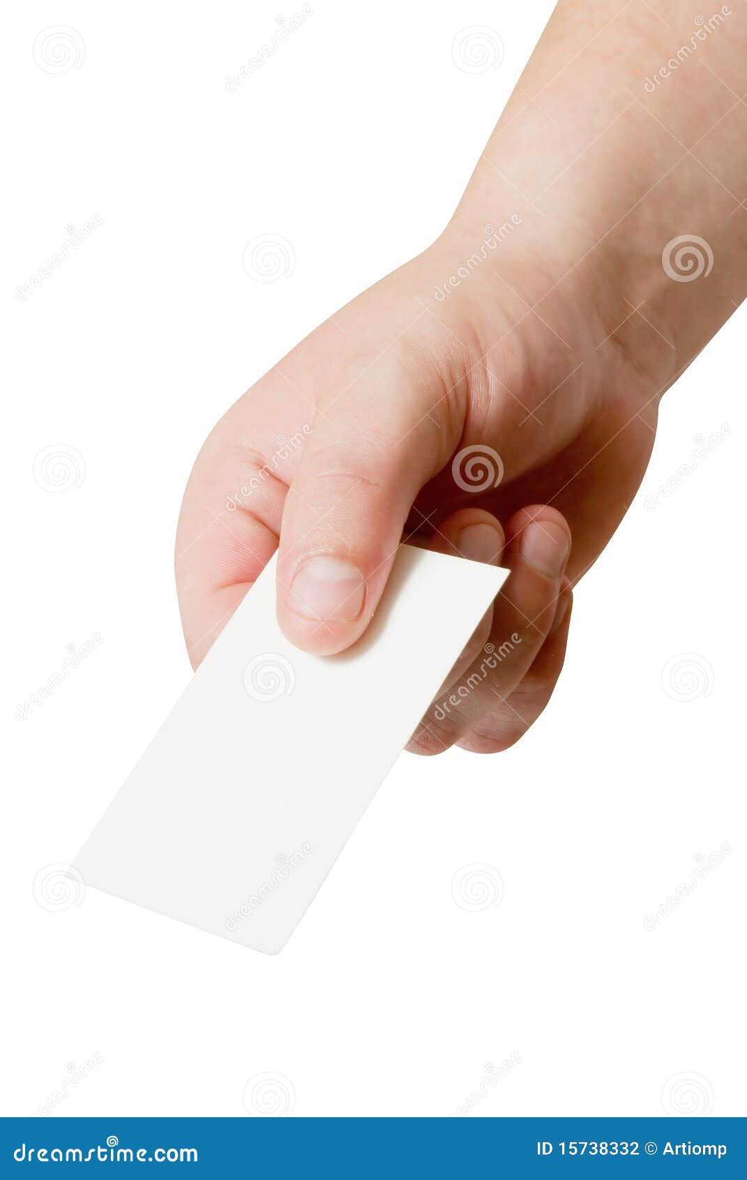 Giving blank card stock photo. Image of frame, blank - 15738332