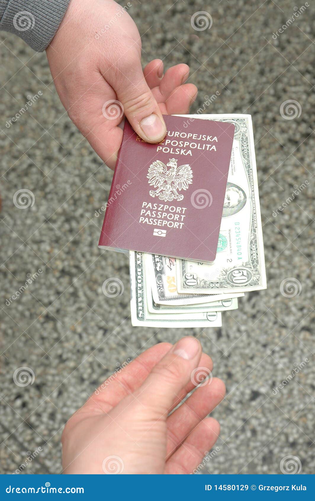 Giving a bribe stock image. Image of human, card, emigration - 14580129