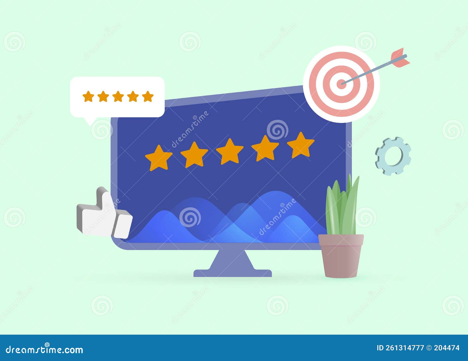 Giving Five Star Feedback, Customer Satisfaction Rating 3D Vector, CSAT ... Giving Five Star Feedback, Customer Satisfaction Rating 3D Vector, CSAT ...