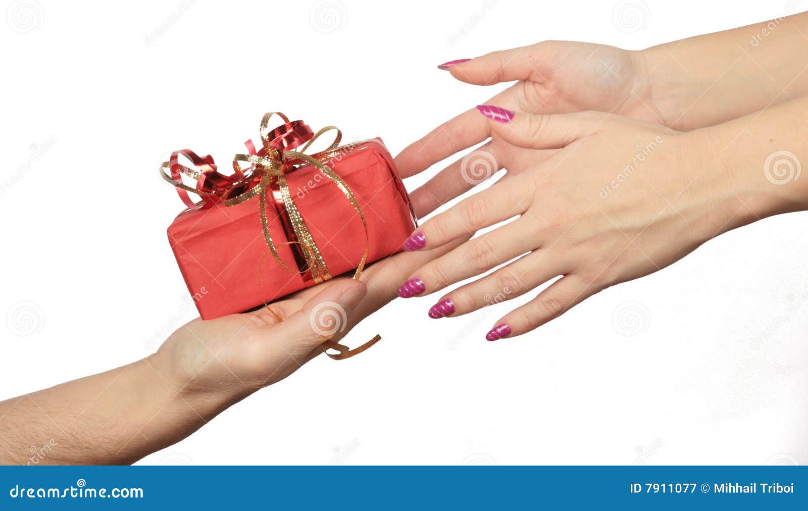Giving gift stock image. Image of celebration, anniversary - 7911077