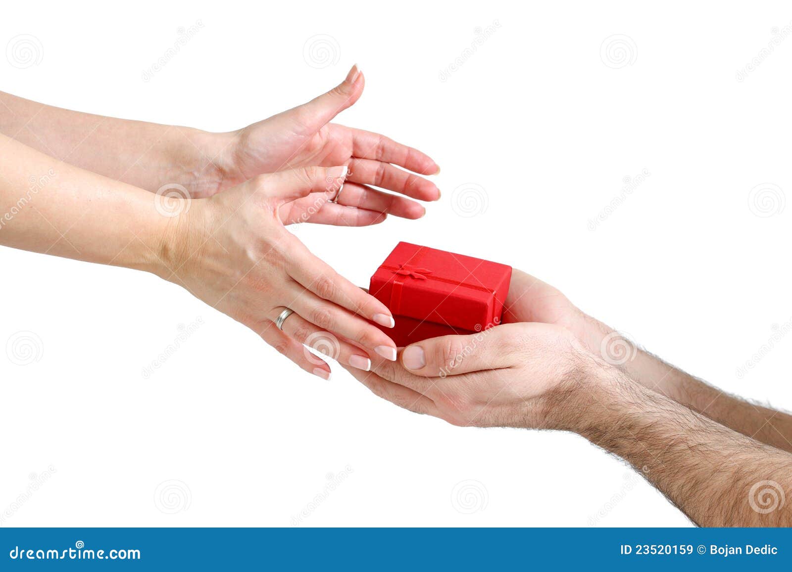 Giving a Gift with Both Hands Stock Image - Image of party, love: 23520159