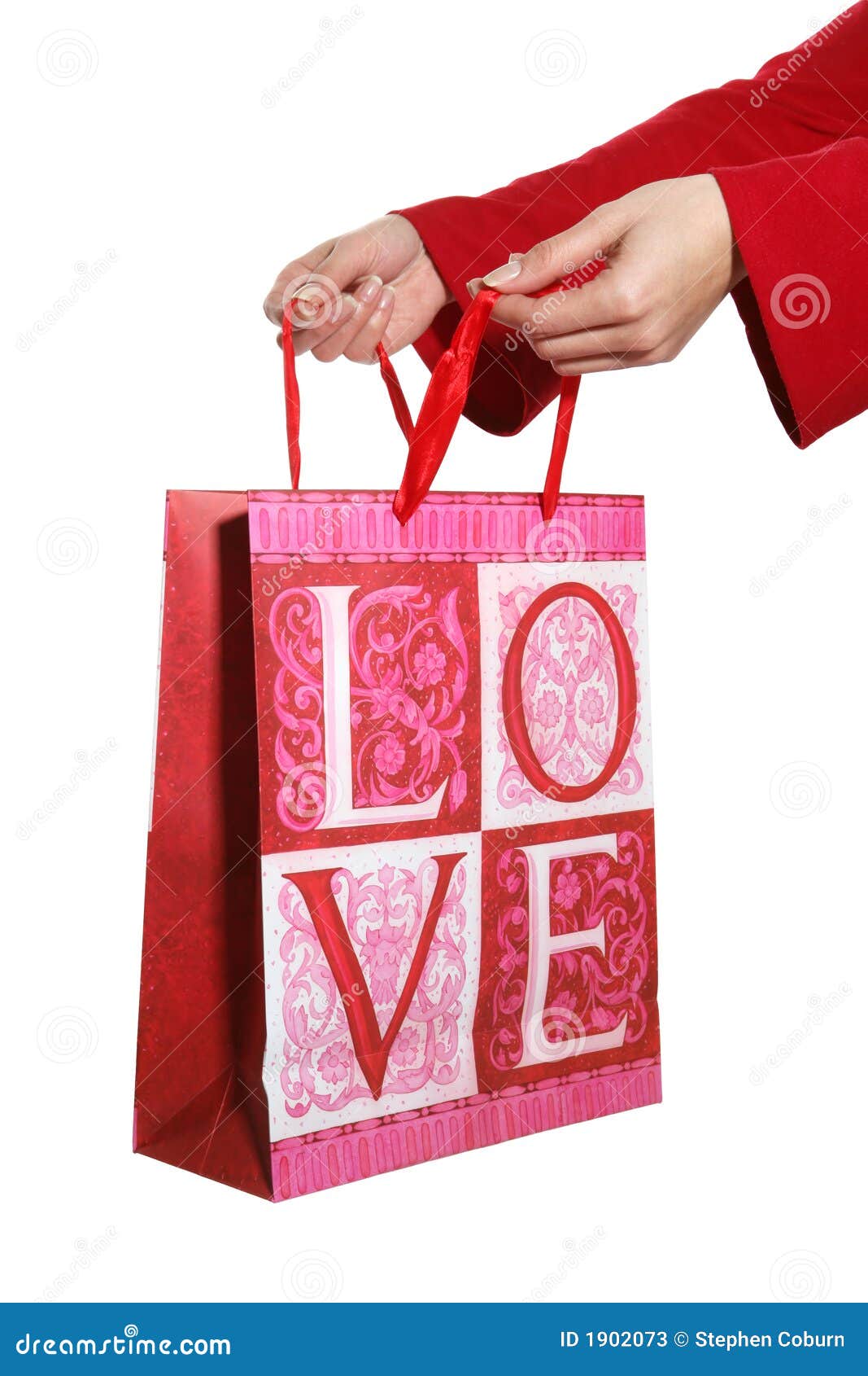 Giving the Gift of Love stock image. Image of lady, package - 1902073