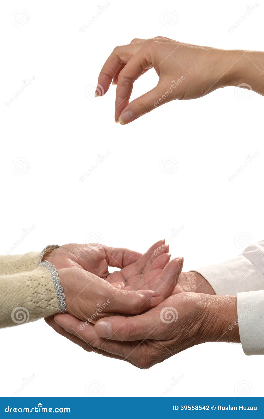 Giving hands isolated stock photo. Image of adult, person - 39558542