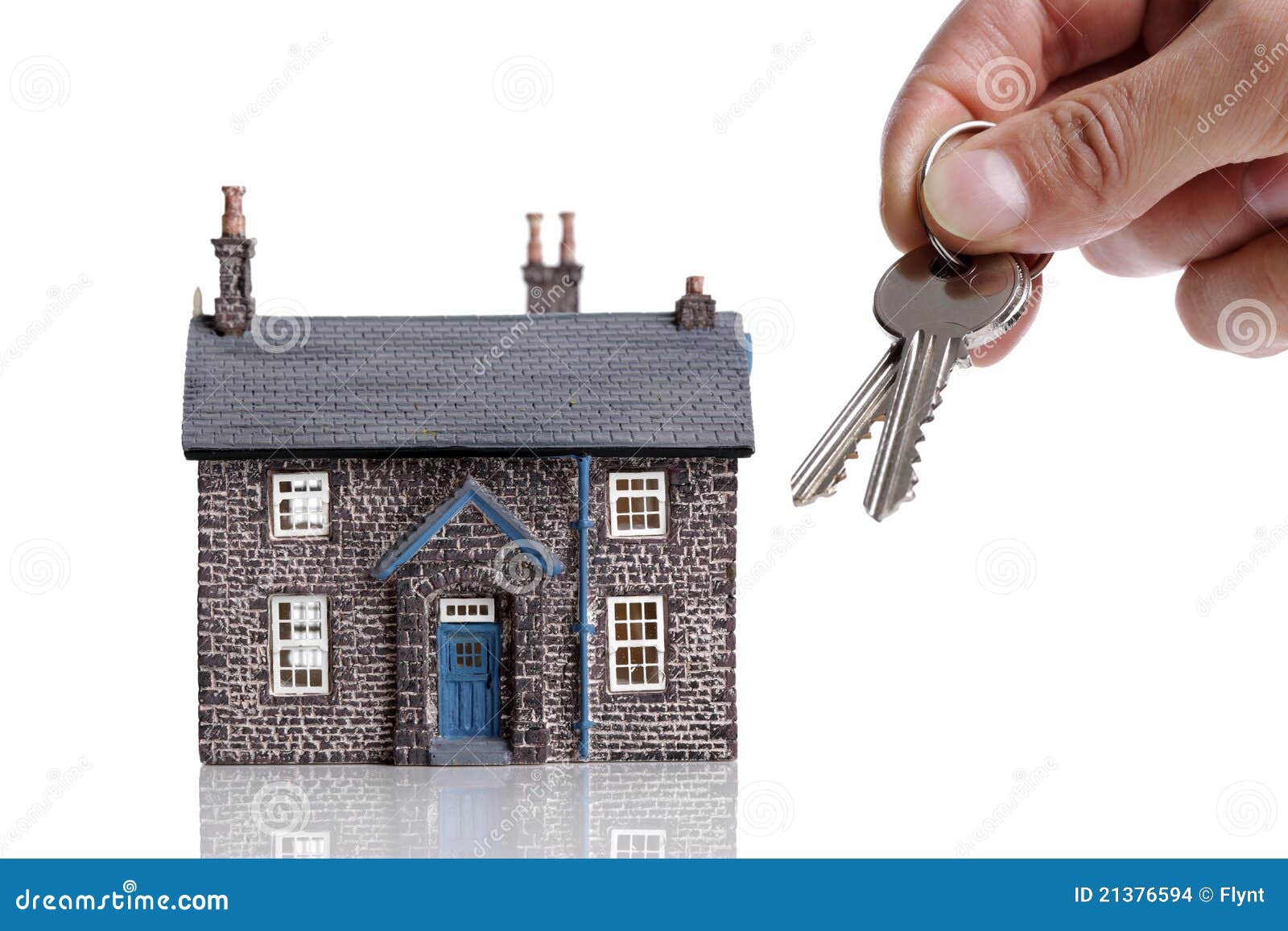 Giving house keys stock photo. Image of keyring, estate - 21376594