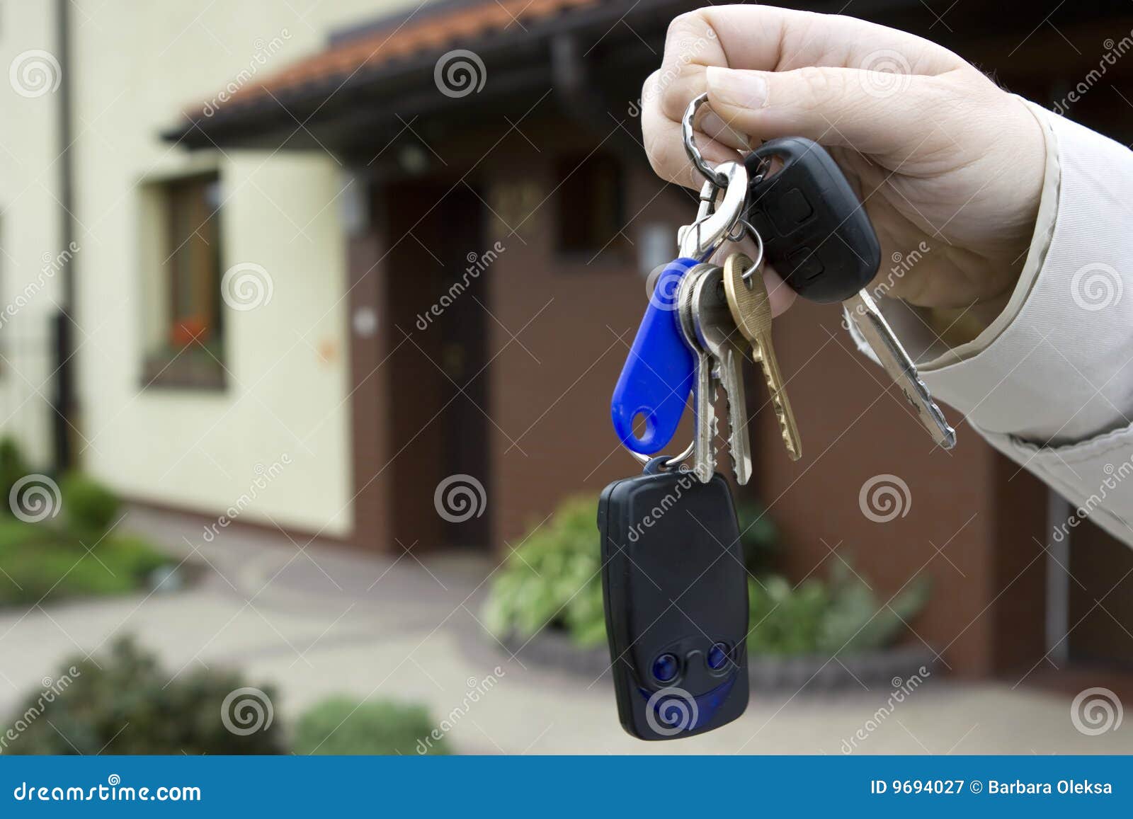 Giving house keys stock image. Image of house, holding - 9694027
