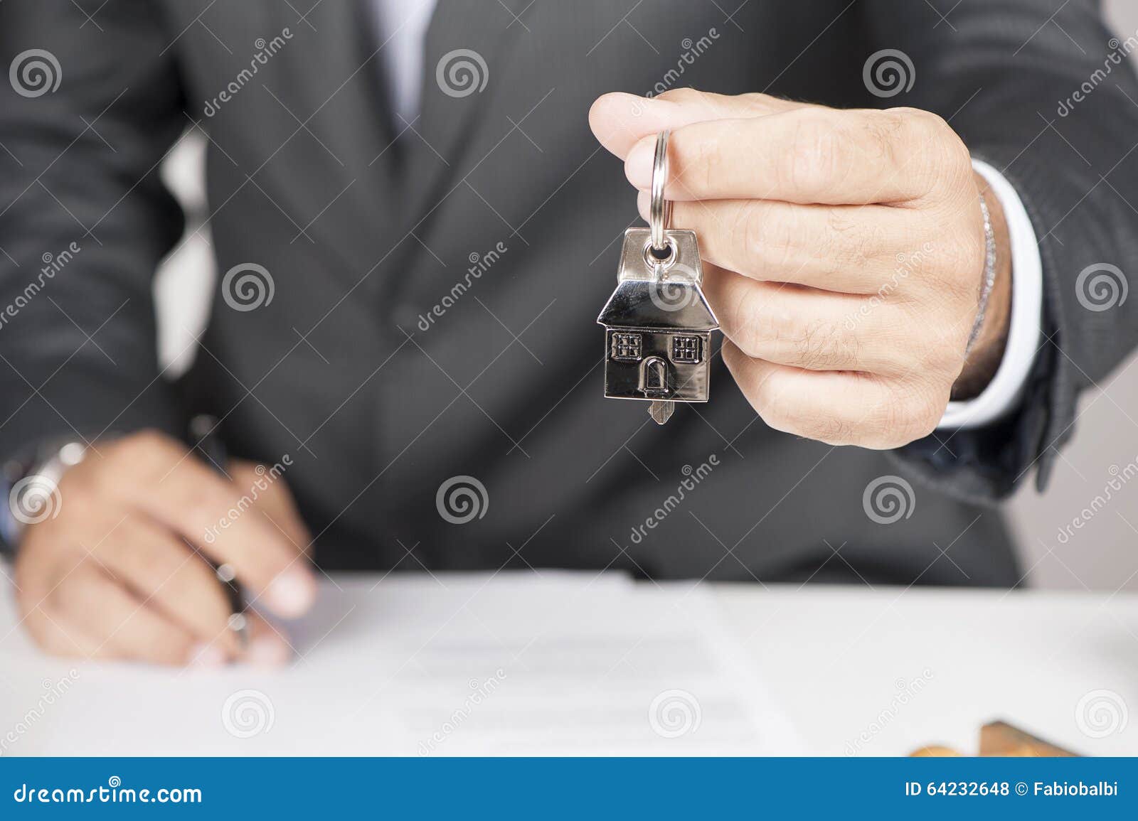 Giving house keys stock photo. Image of household, human - 64232648