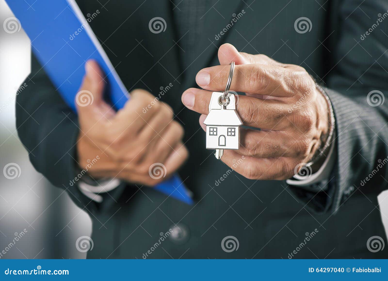 Giving house keys stock photo. Image of business, equipment - 64297040