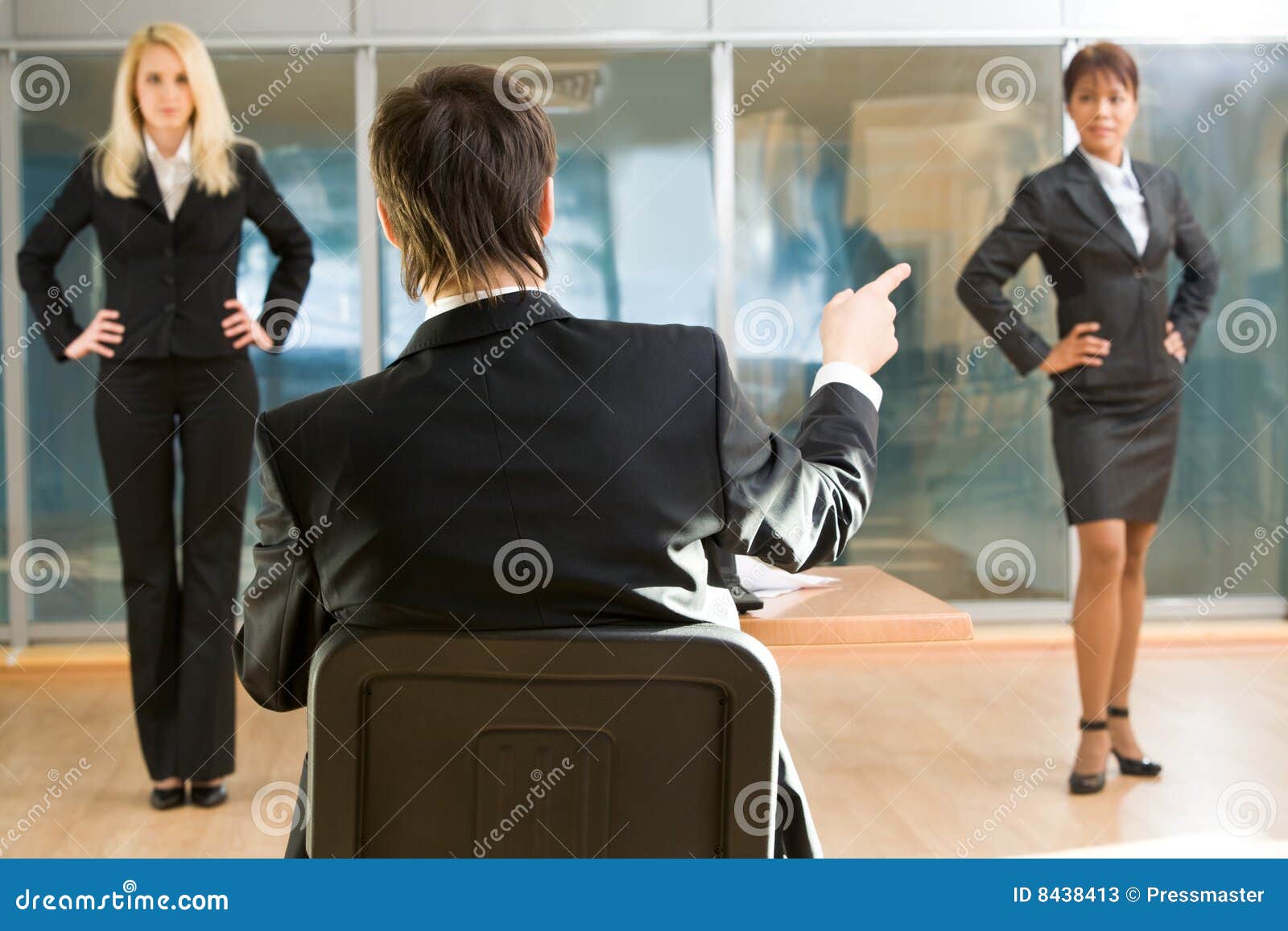 Giving instructions stock image. Image of boss, dressed - 8438413