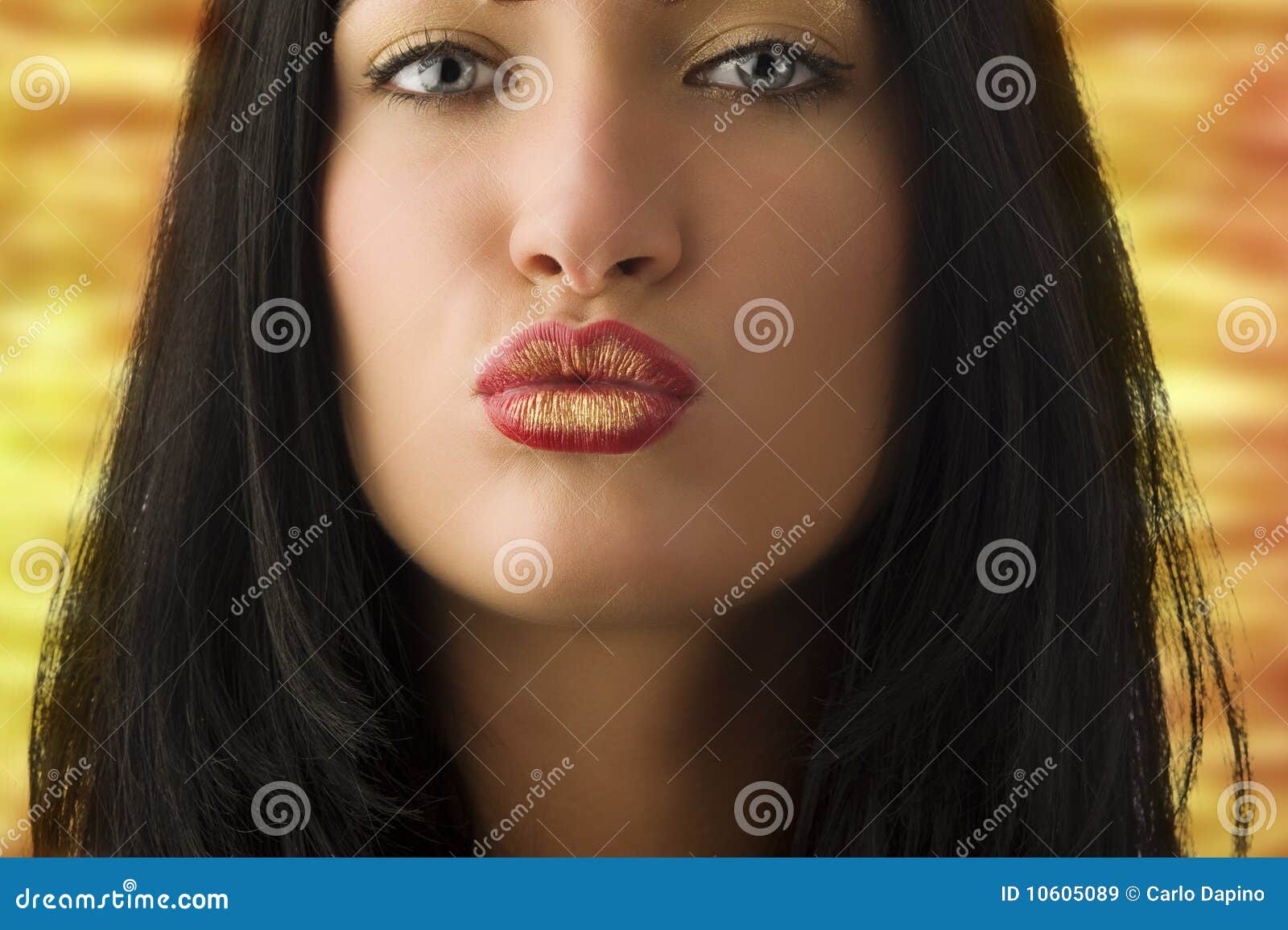 Giving a kiss stock image. Image of emotion, kiss, expression - 10605089