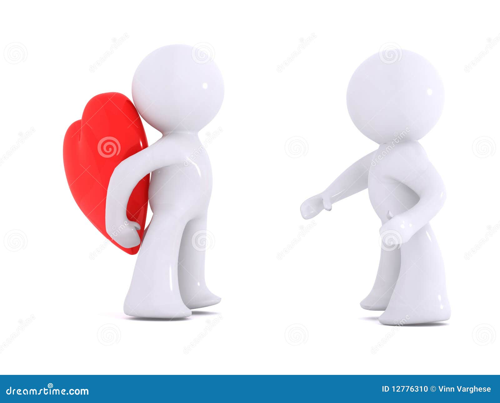 Giving the love stock illustration. Illustration of love - 12776310