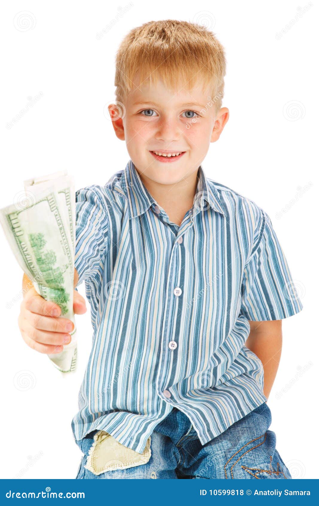Giving money stock photo. Image of little, looking, posing - 10599818
