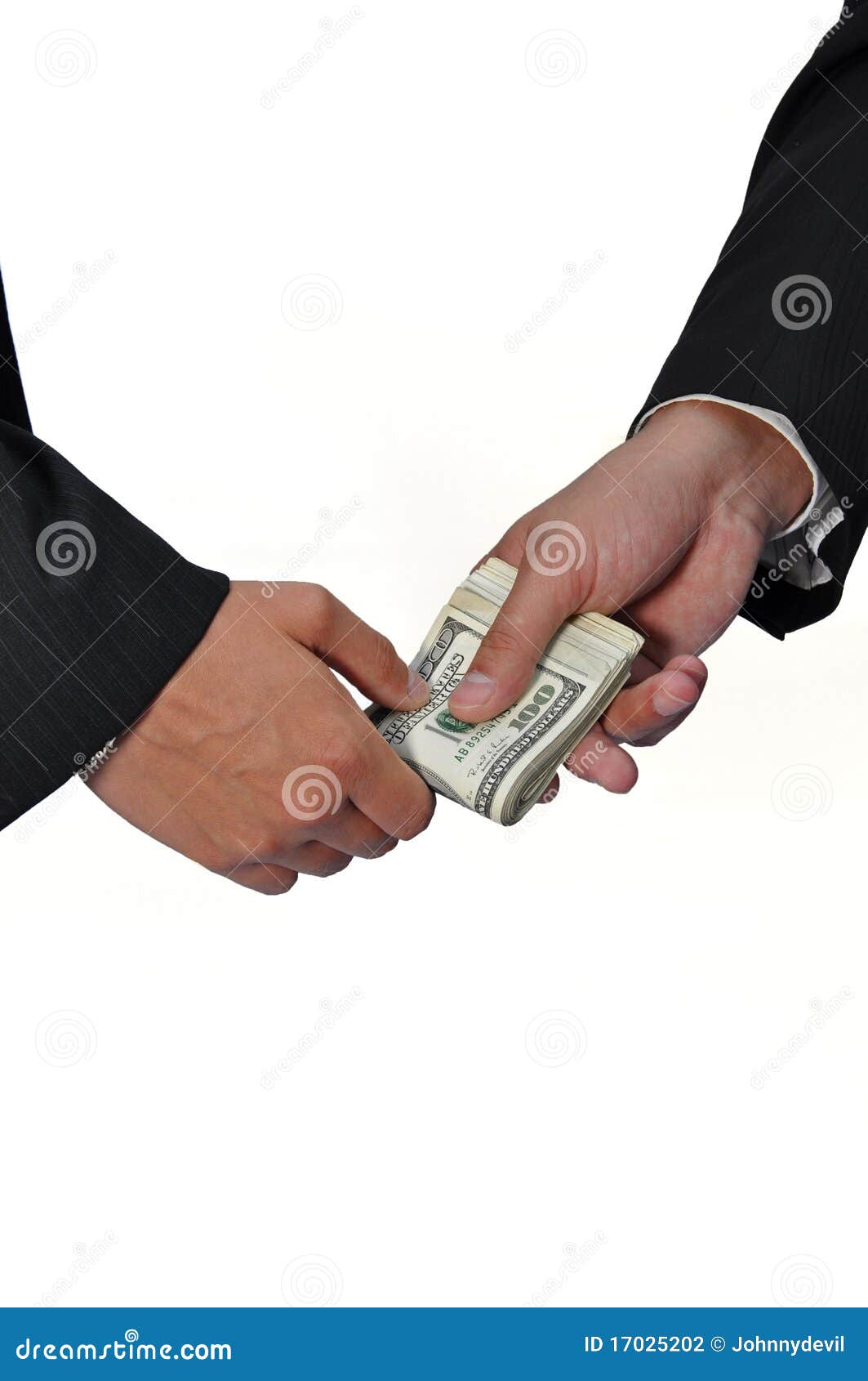 Giving money stock photo. Image of corporate, cooperation - 17025202