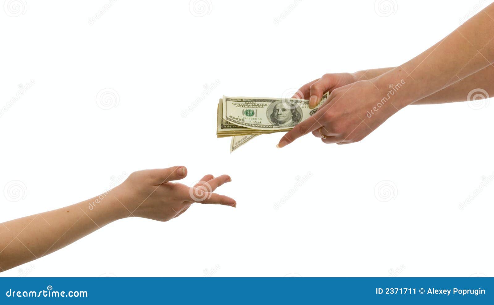 Giving money stock image. Image of donate, hands, deal - 2371711
