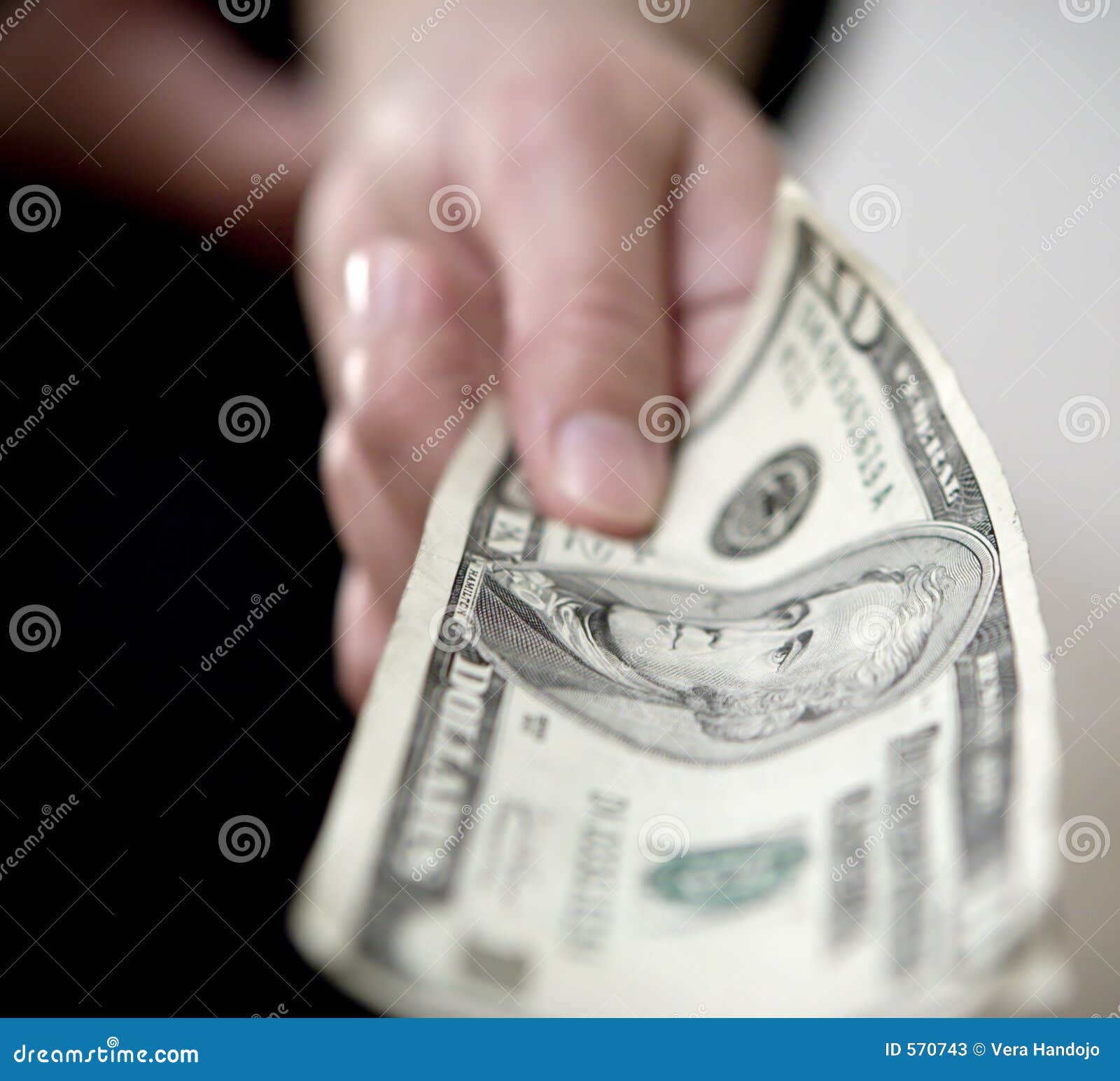 Giving money a stock image. Image of filthy, bills, finance - 570743