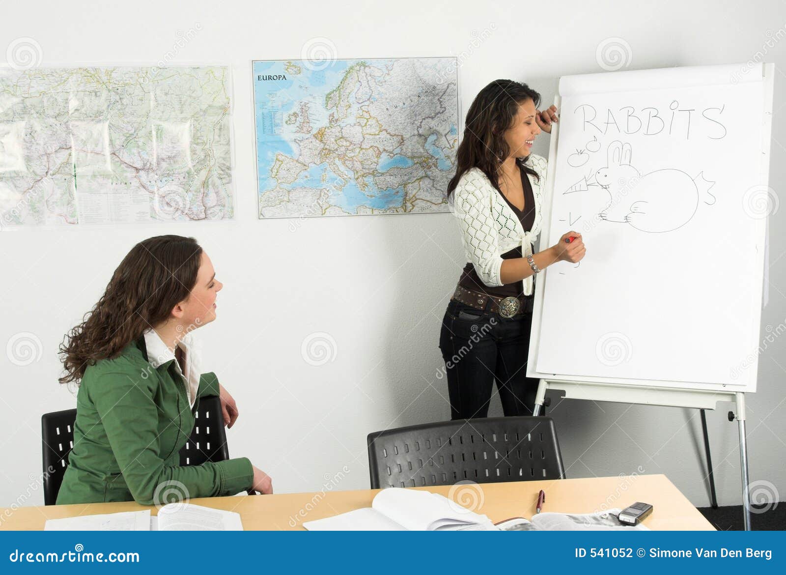 Giving a presentation stock photo. Image of teens, presentation - 541052