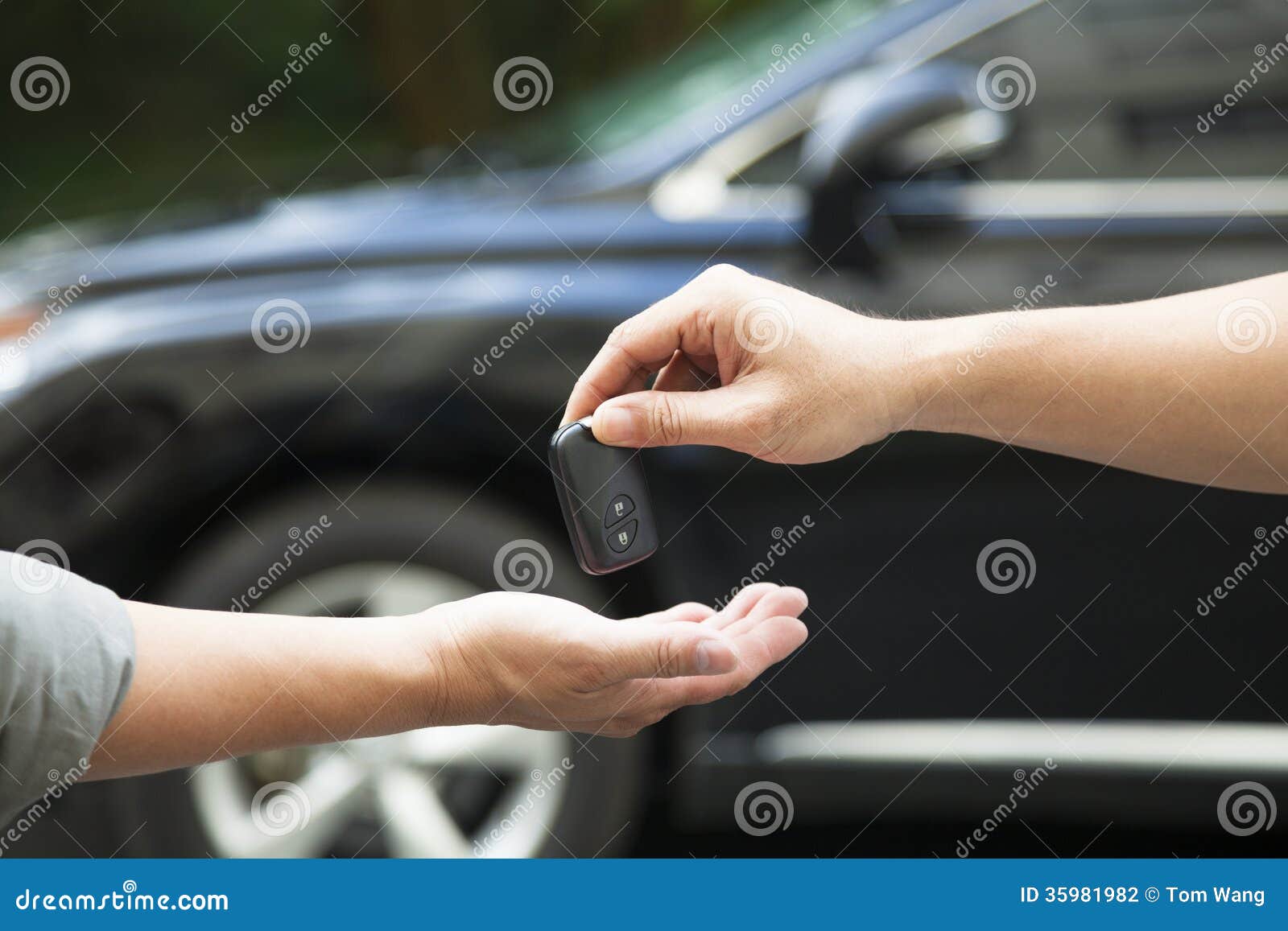 Giving and Receiving Car Key Stock Photo - Image of auto, driver: 35981982