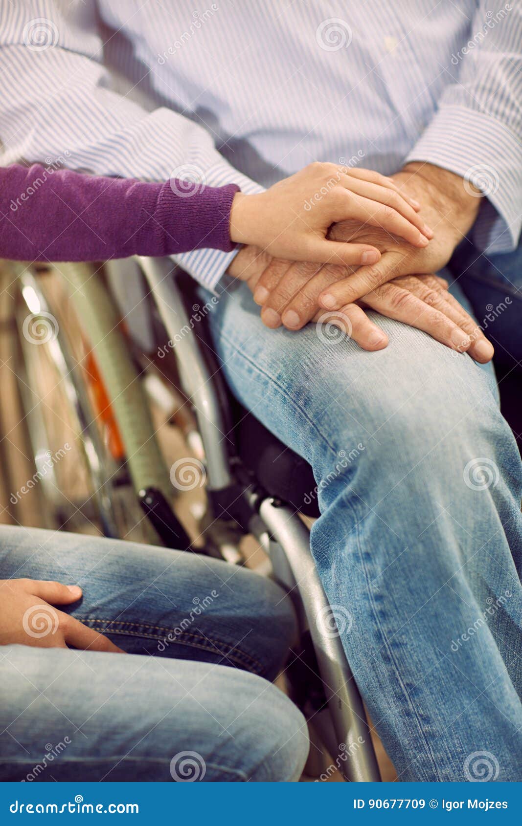 Giving Support- Health Care Stock Image - Image of care, disabled: 90677709