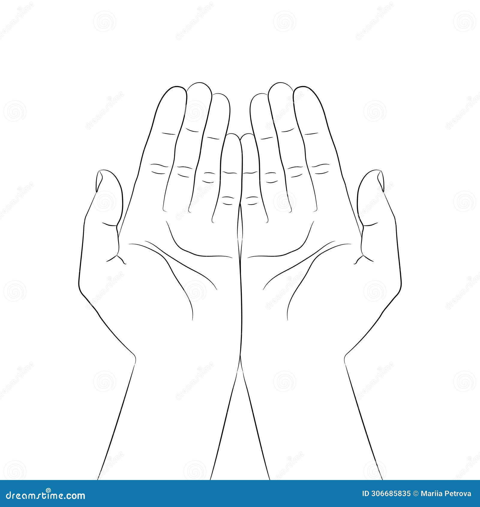 Giving or Taking Hand Gesture. Outline of Cupped Hands with Open Palms ... Giving or Taking Hand Gesture. Outline of Cupped Hands with Open Palms ...
