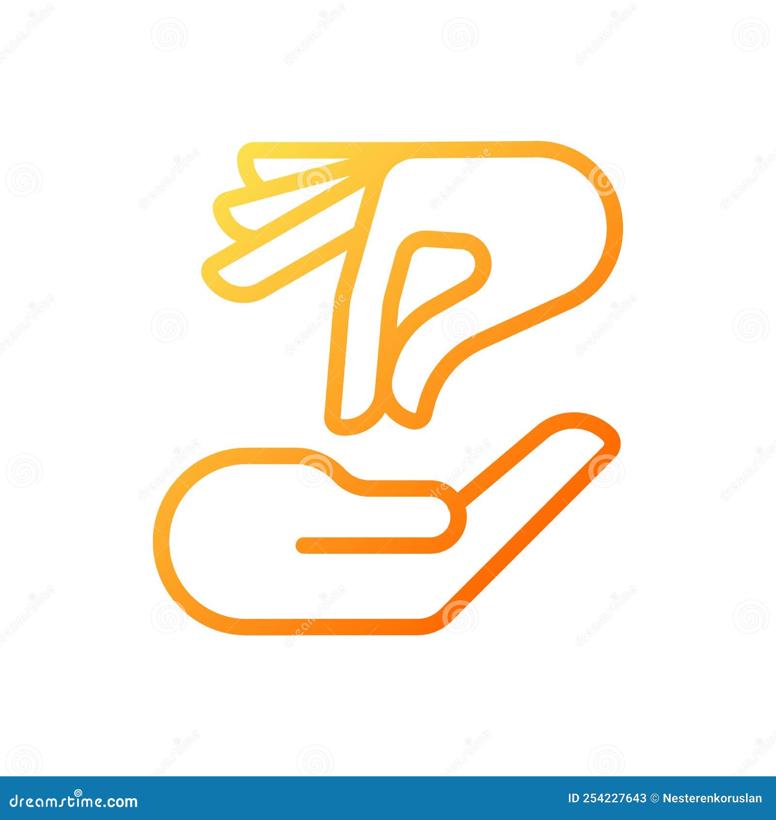 Giving and Taking Hands Pixel Perfect Gradient Linear Vector Icon Stock ...
