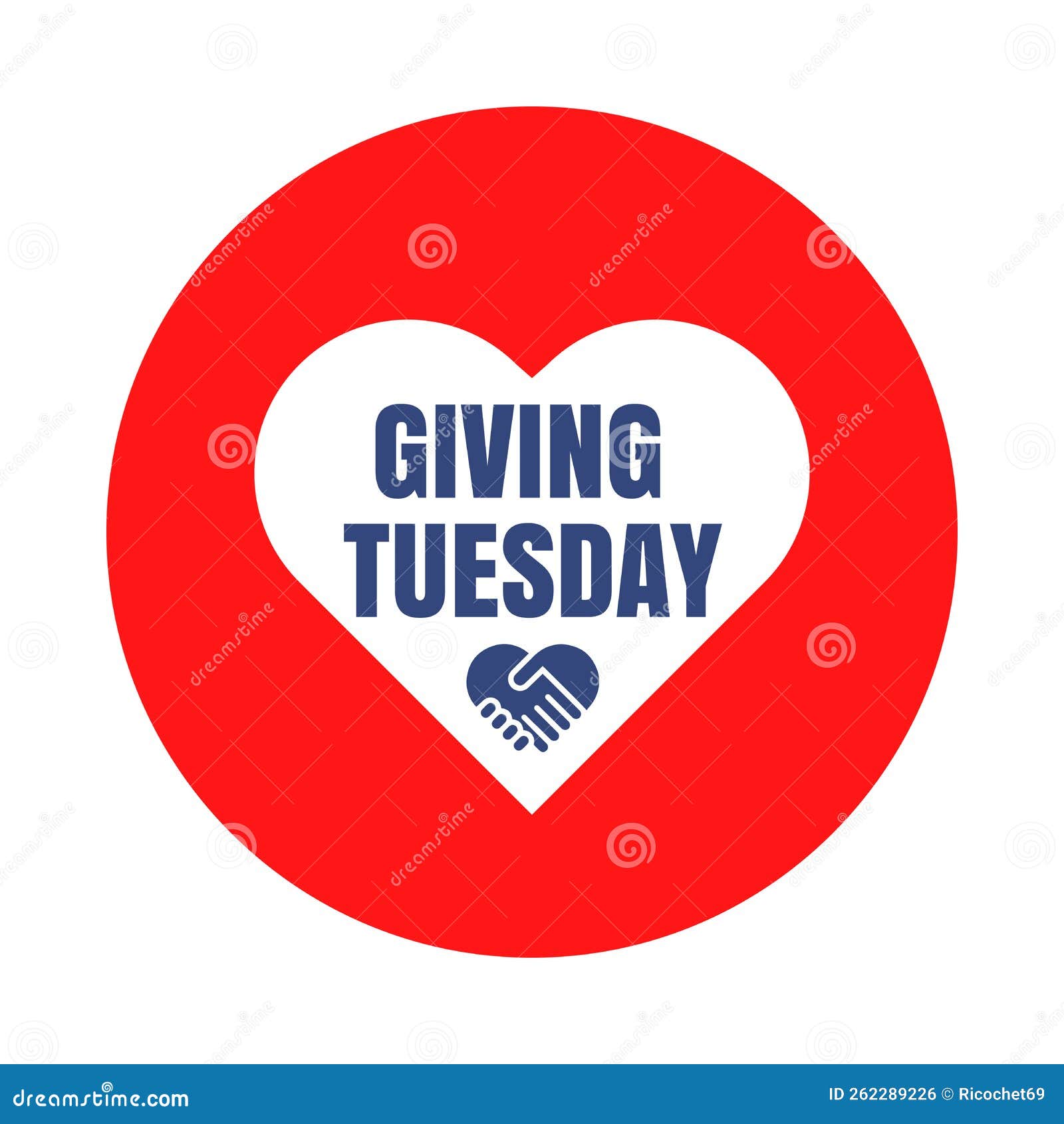 Giving tuesday symbol icon stock illustration. Illustration of concept ...