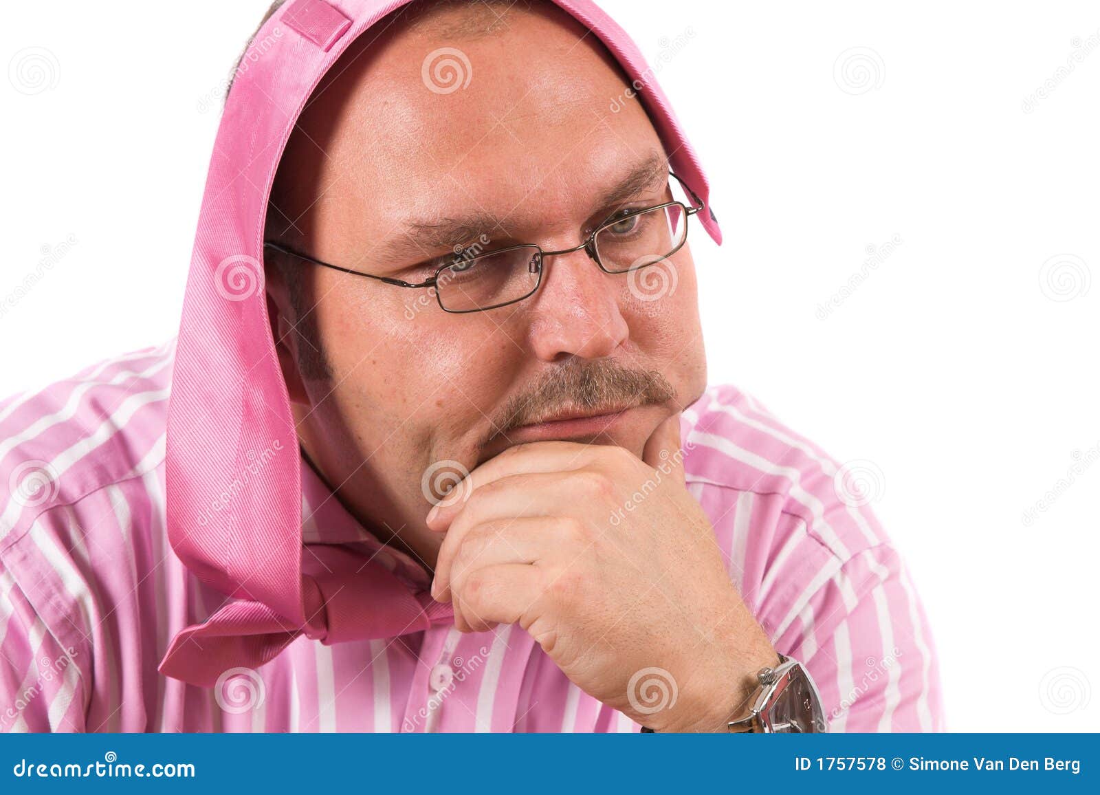 Giving up stock photo. Image of businessman, balding, negative - 1757578