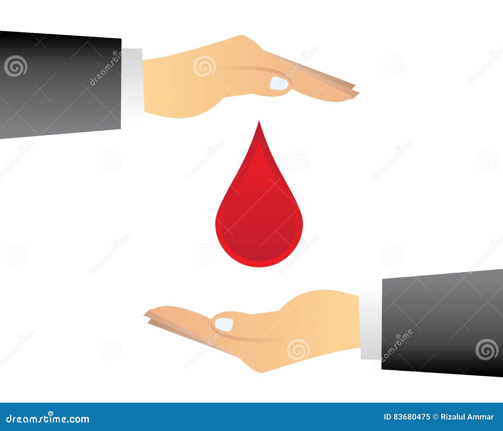 Giving your blood stock vector. Illustration of clinic - 83680475