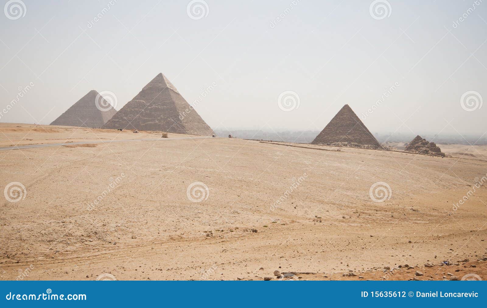 Giza Necropolis stock photo. Image of khefre, cairo, pyramid - 15635612