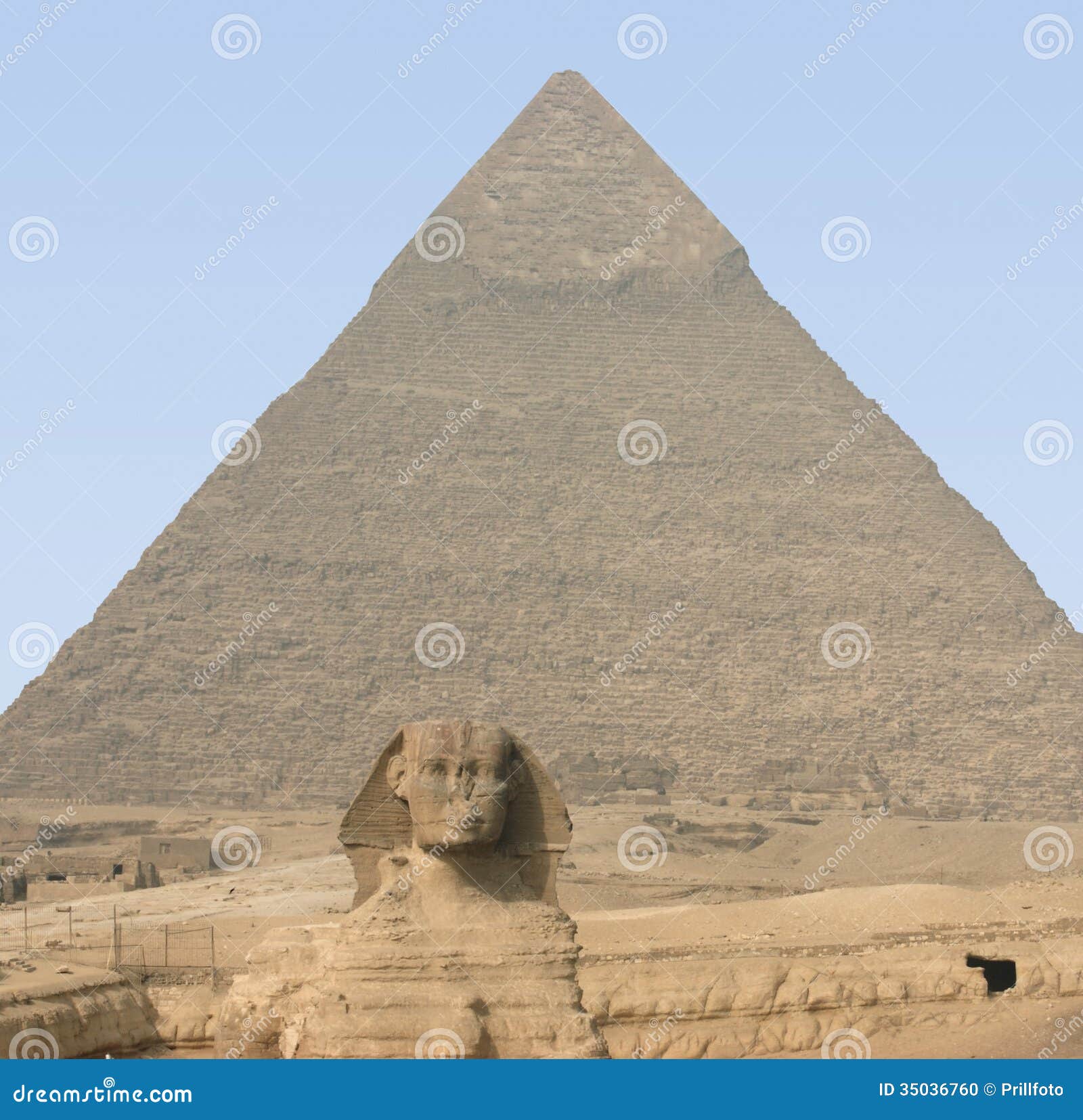 Giza Necropolis stock photo. Image of arid, pyramid, desert - 35036760
