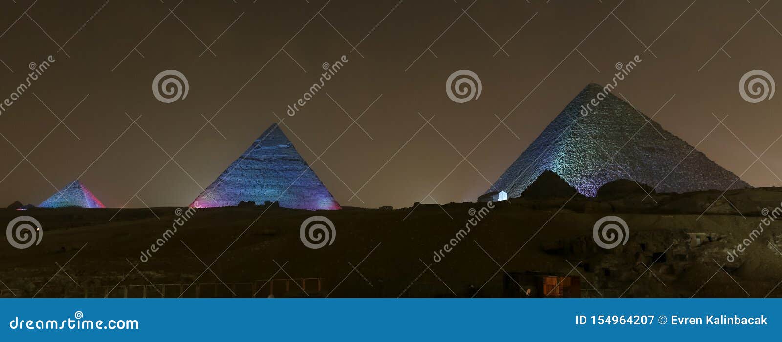 Giza Pyramid Complex in Cairo, Egypt Stock Image - Image of cheops ...