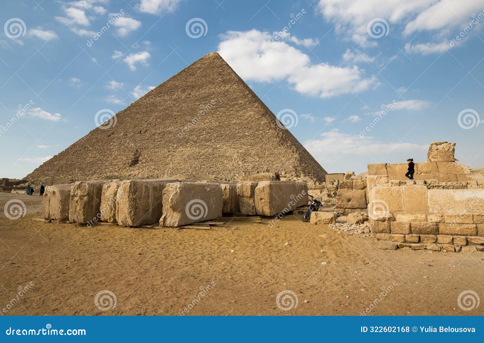 The Giza Pyramid Complex in Egypt Stock Photo - Image of complex, cairo ...