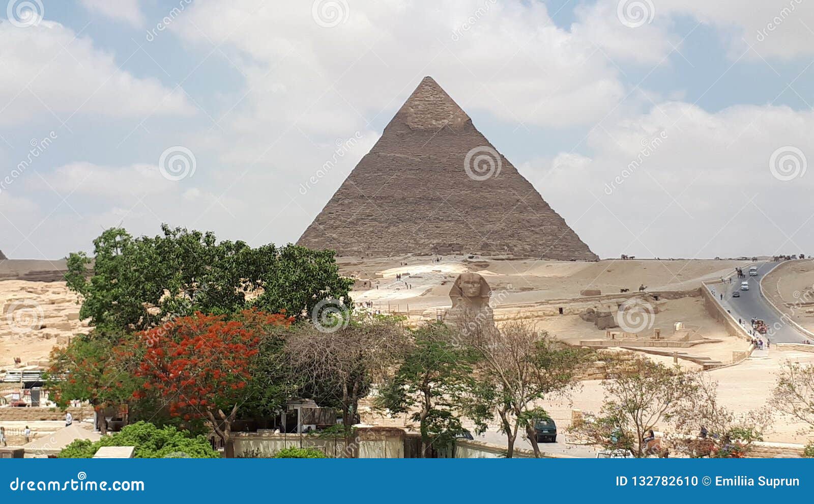 TheÂ Giza pyramid complex stock photo. Image of complex - 132782610