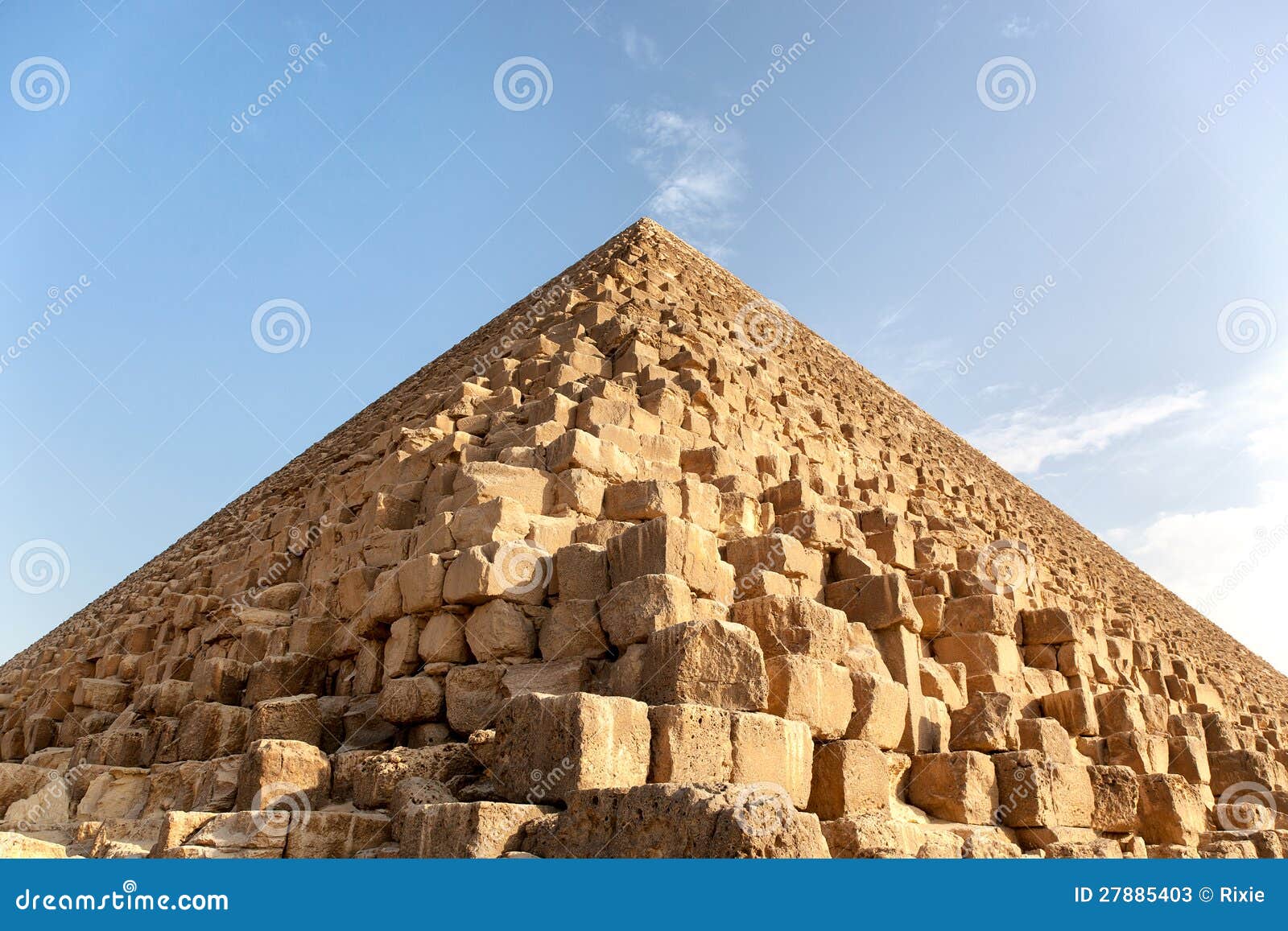 Giza pyramid detail stock image. Image of ancient, khufu - 27885403