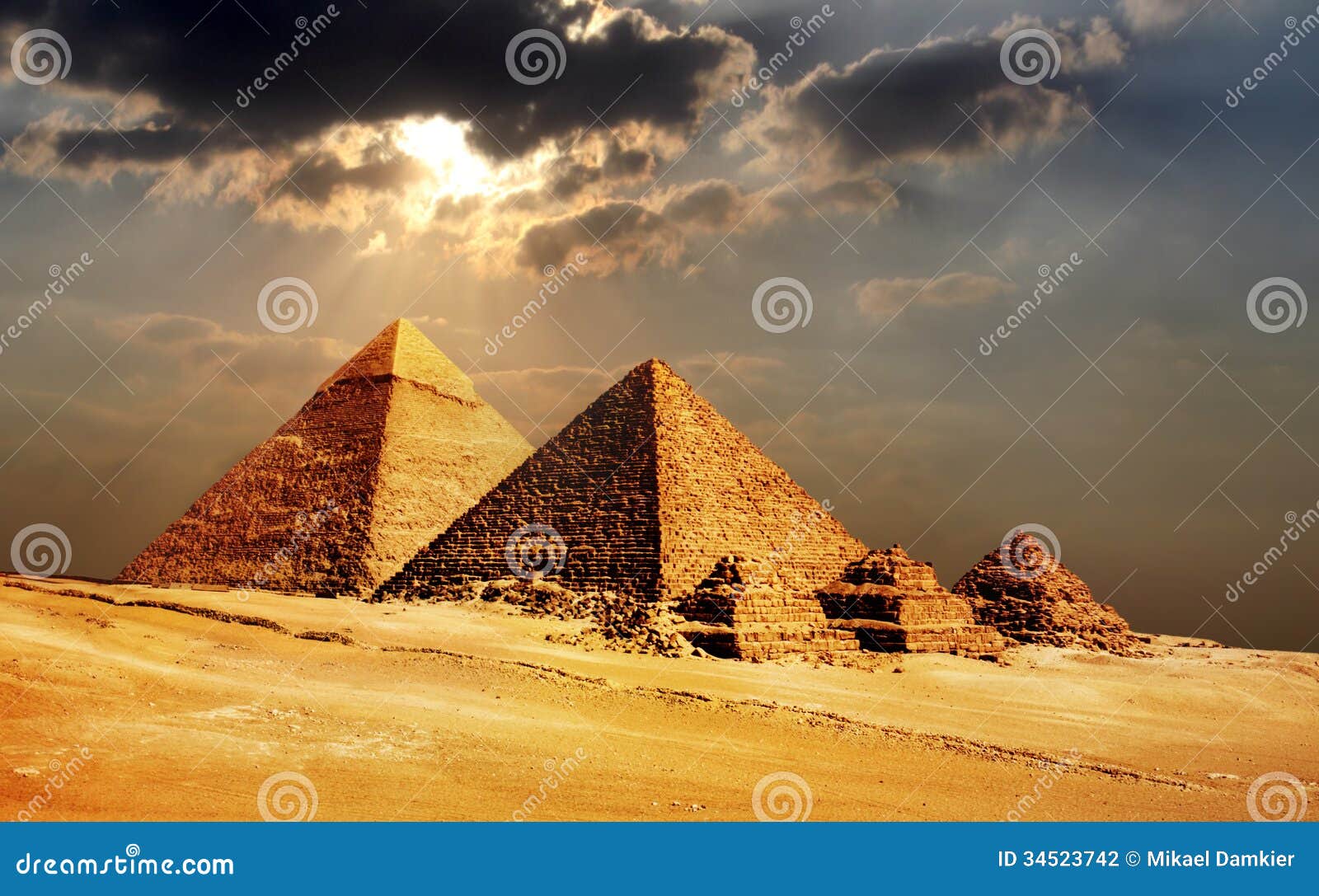 Giza Pyramider, Cairo, Egypten Arkivfoto - Bild av arkitektur, egyptier ...